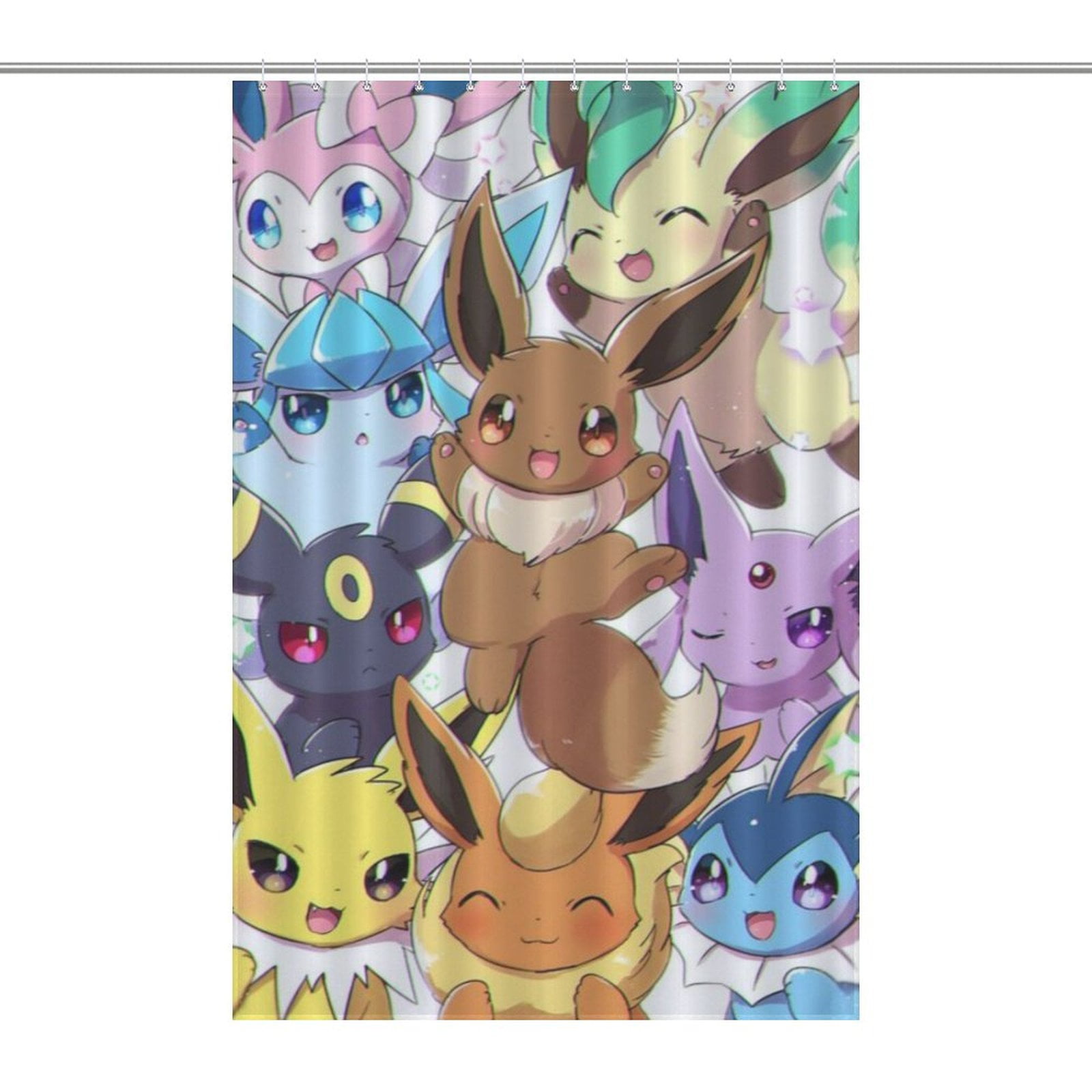 Pokemon Shower Curtain Anime Room Decor Pokemon Merch - Walmart.com