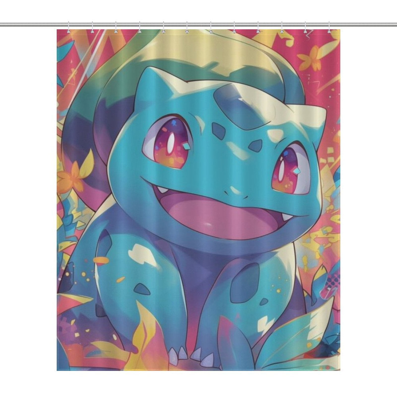 Pokemon Shower Curtain Anime Room Decor Pokemon Merch - Walmart.com