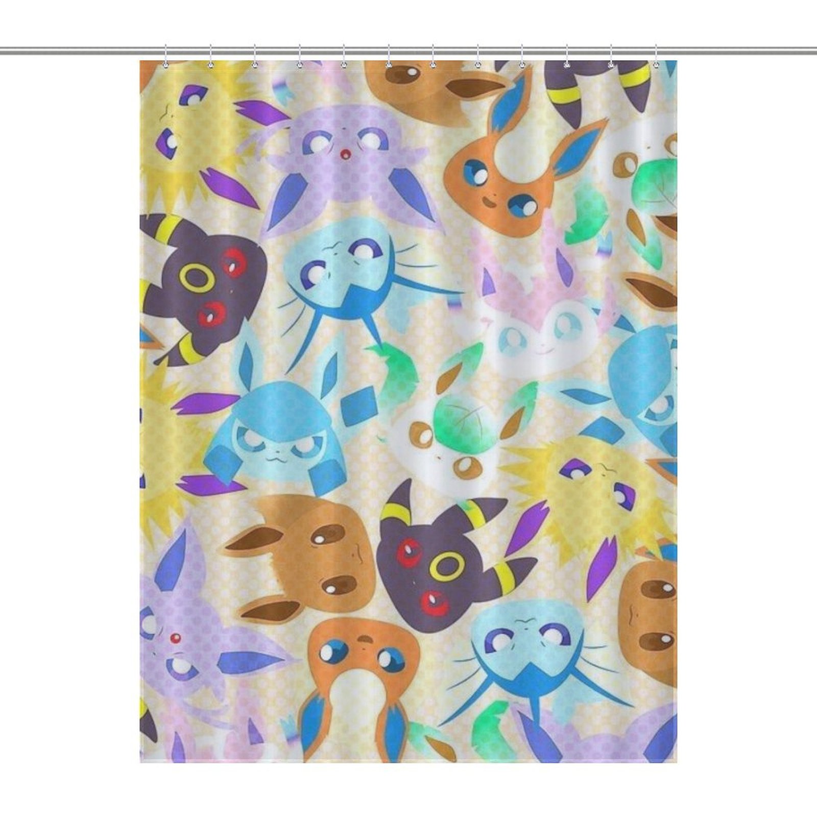 Pokemon Shower Curtain Anime Room Decor Pokemon Merch - Walmart.com
