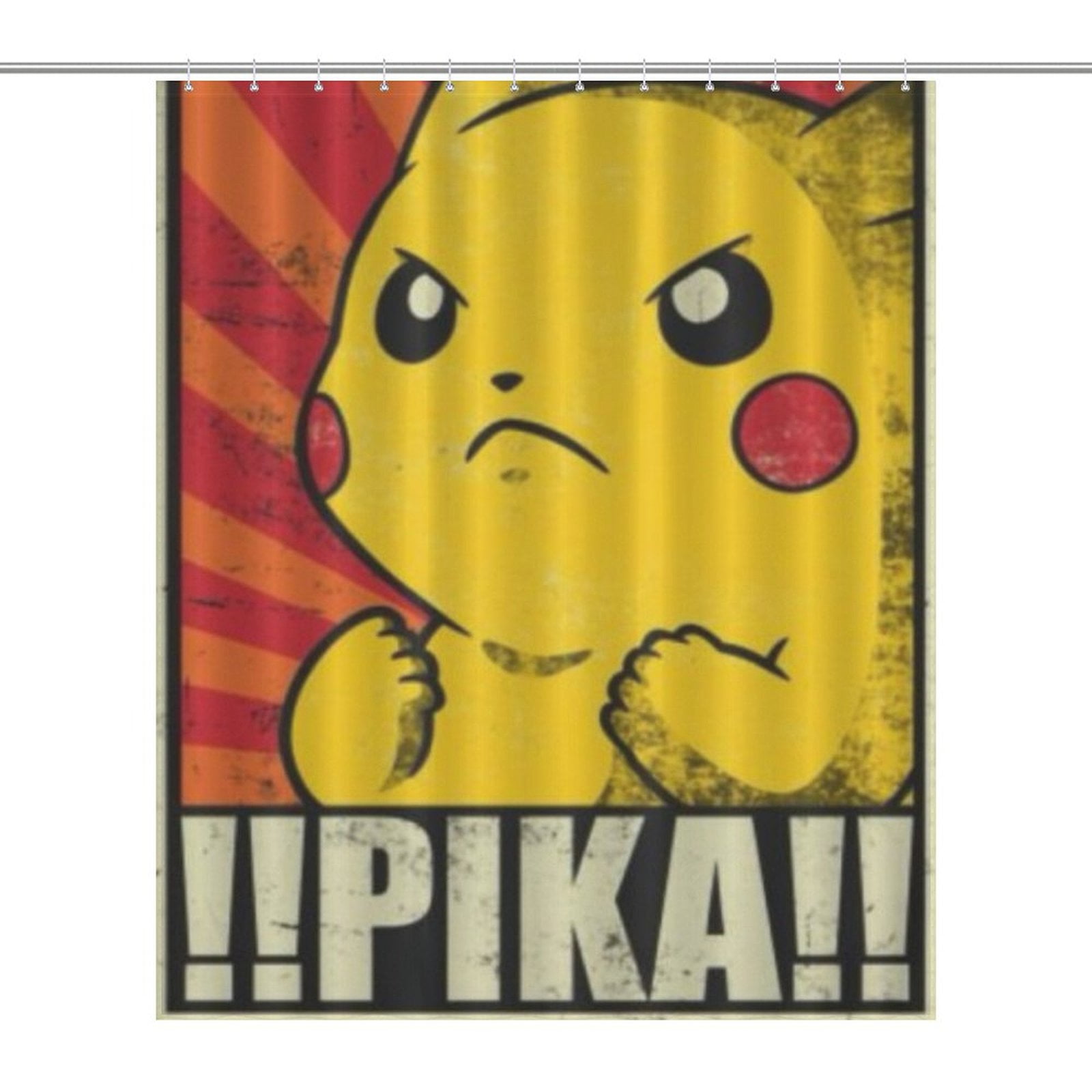 Pokemon Shower Curtain Anime Room Decor Pokemon Merch - Walmart.com