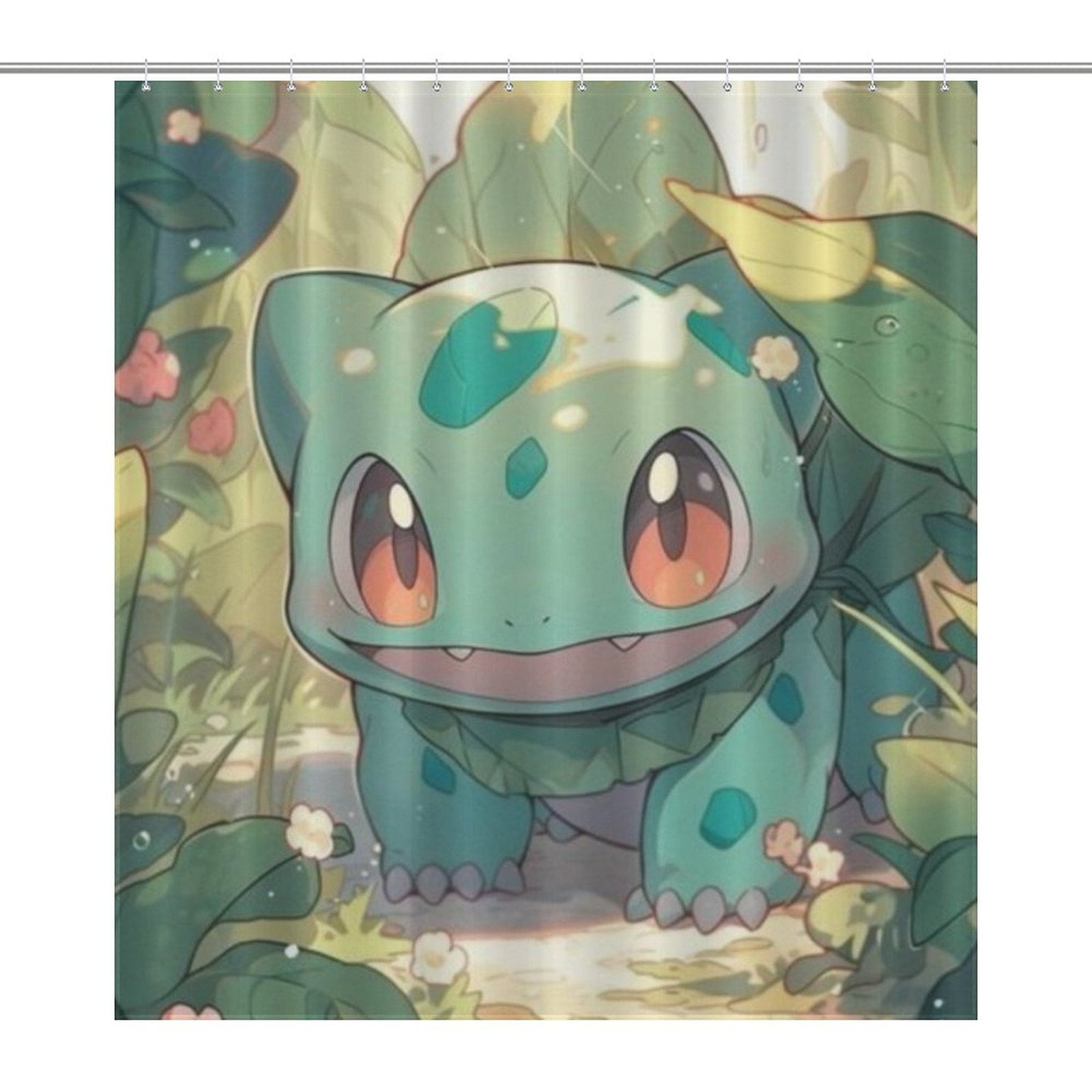 Pokemon Shower Curtain Anime Room Decor Pokemon Merch - Walmart.com