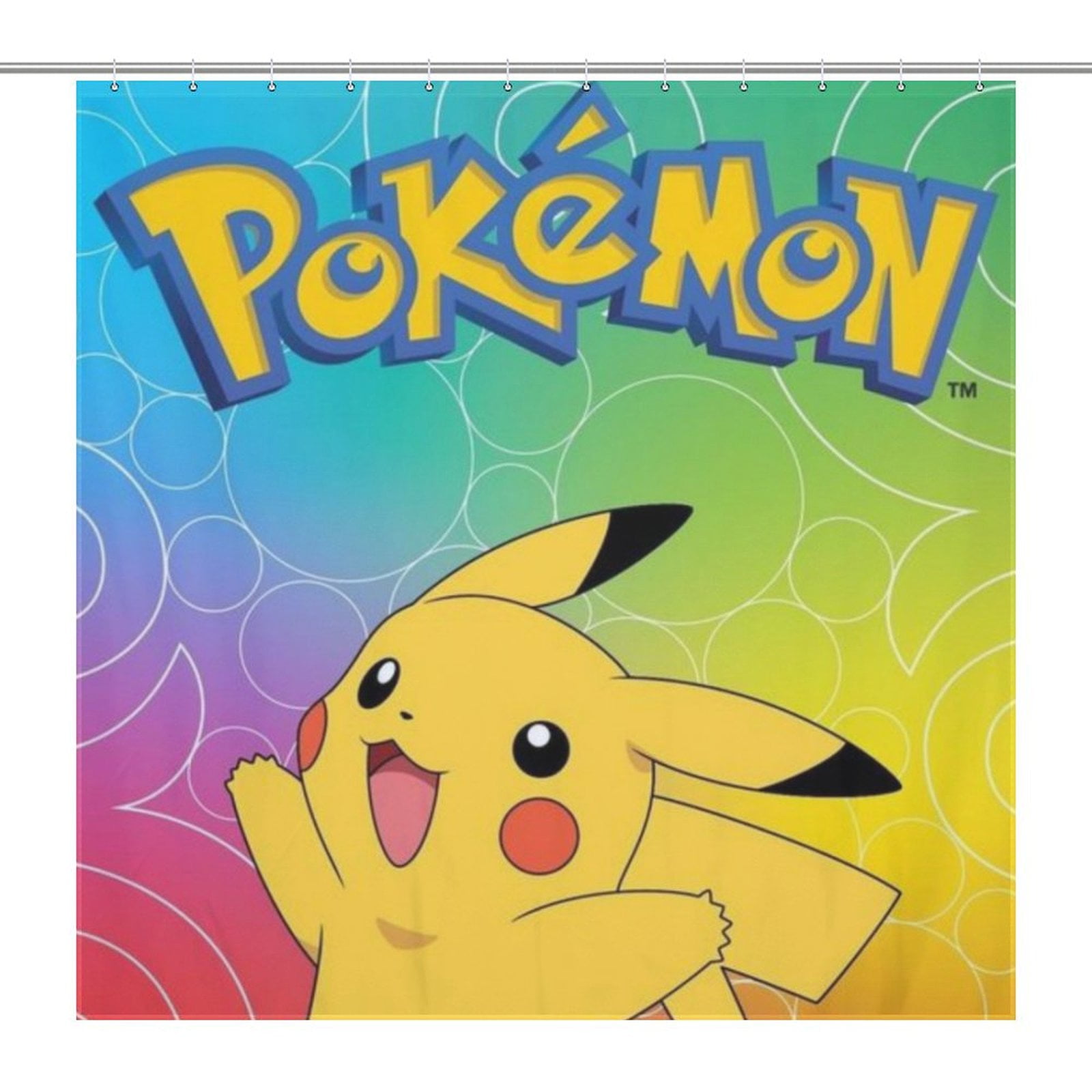 Pokemon Shower Curtain Anime Room Decor Pokemon Merch - Walmart.com