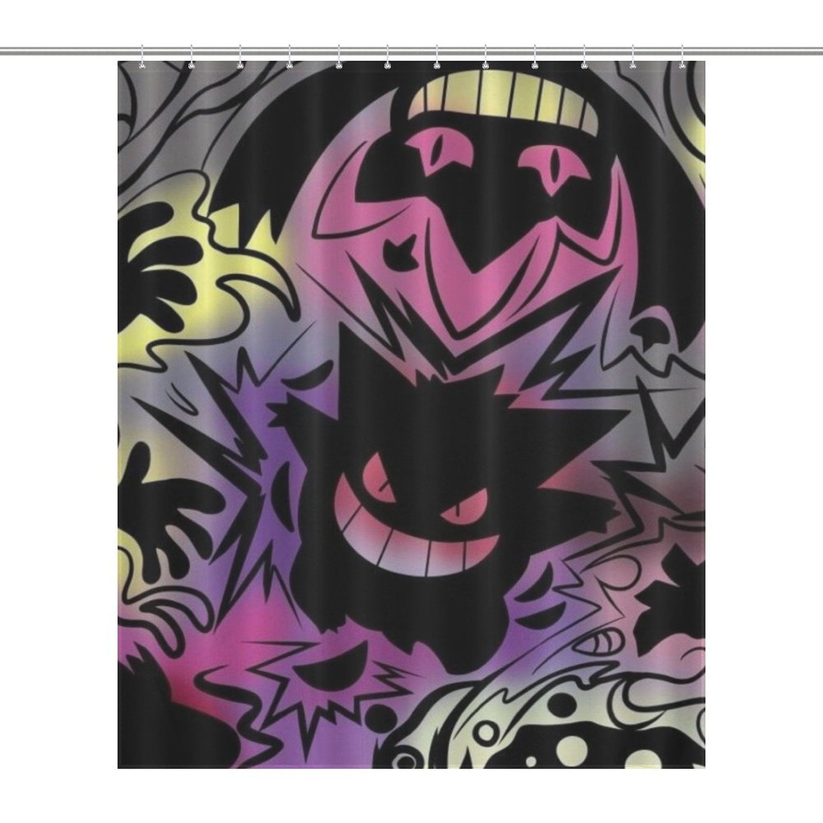 Pokemon Shower Curtain Anime Room Decor Pokemon Merch - Walmart.com
