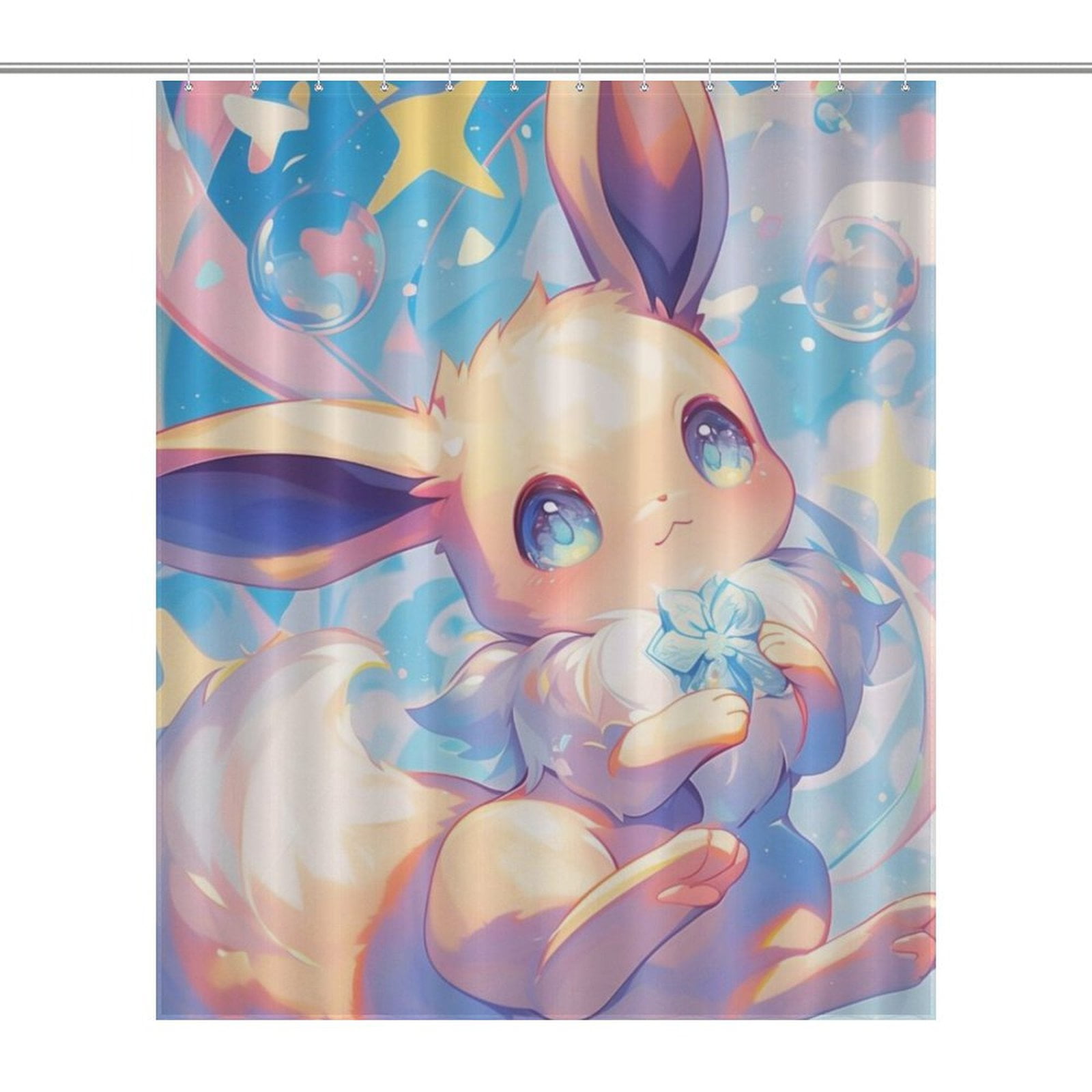 Pokemon Shower Curtain Anime Room Decor Pokemon Merch - Walmart.com