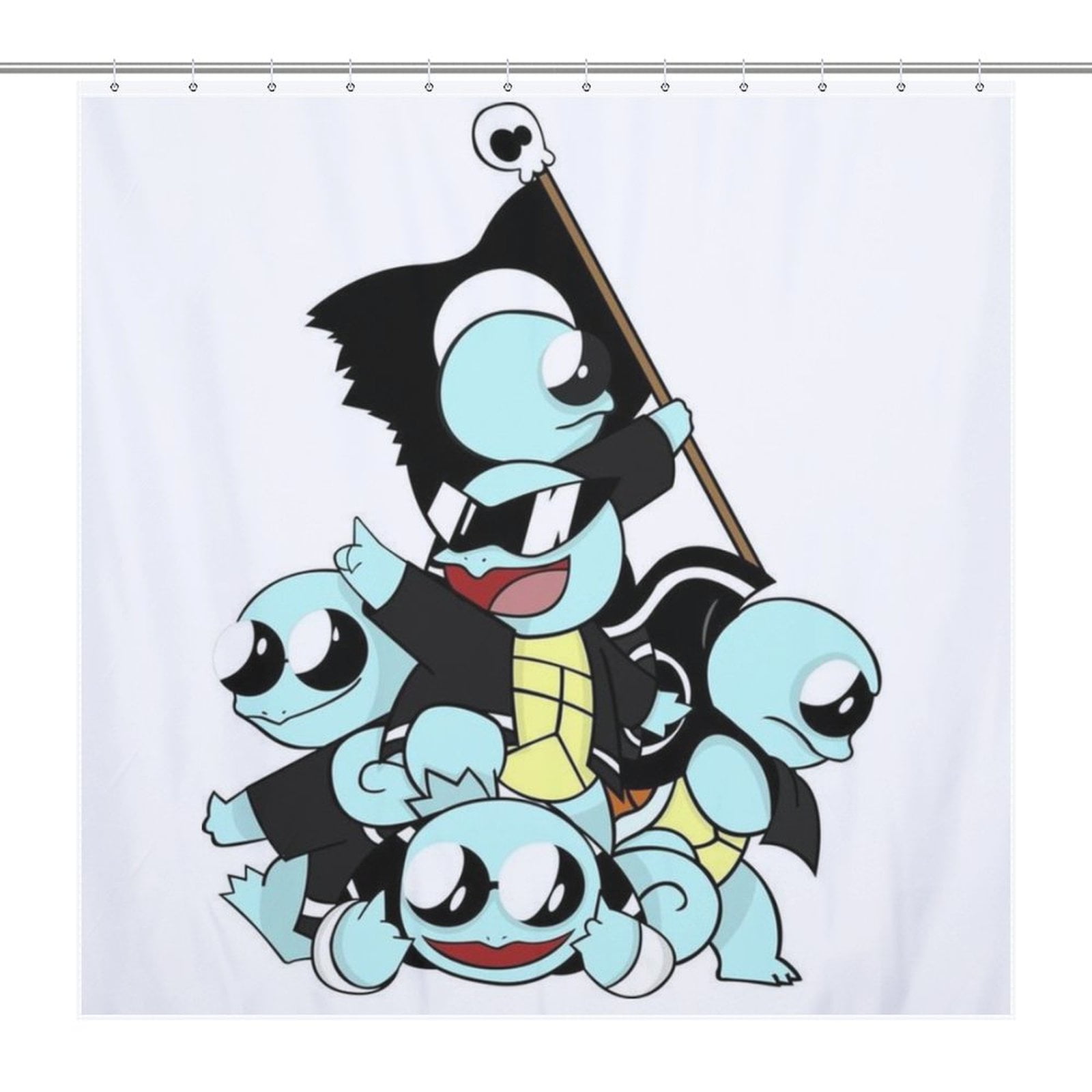 Pokemon Shower Curtain Cartoon Anime for Boys Grils Gift 72x72Inch ...