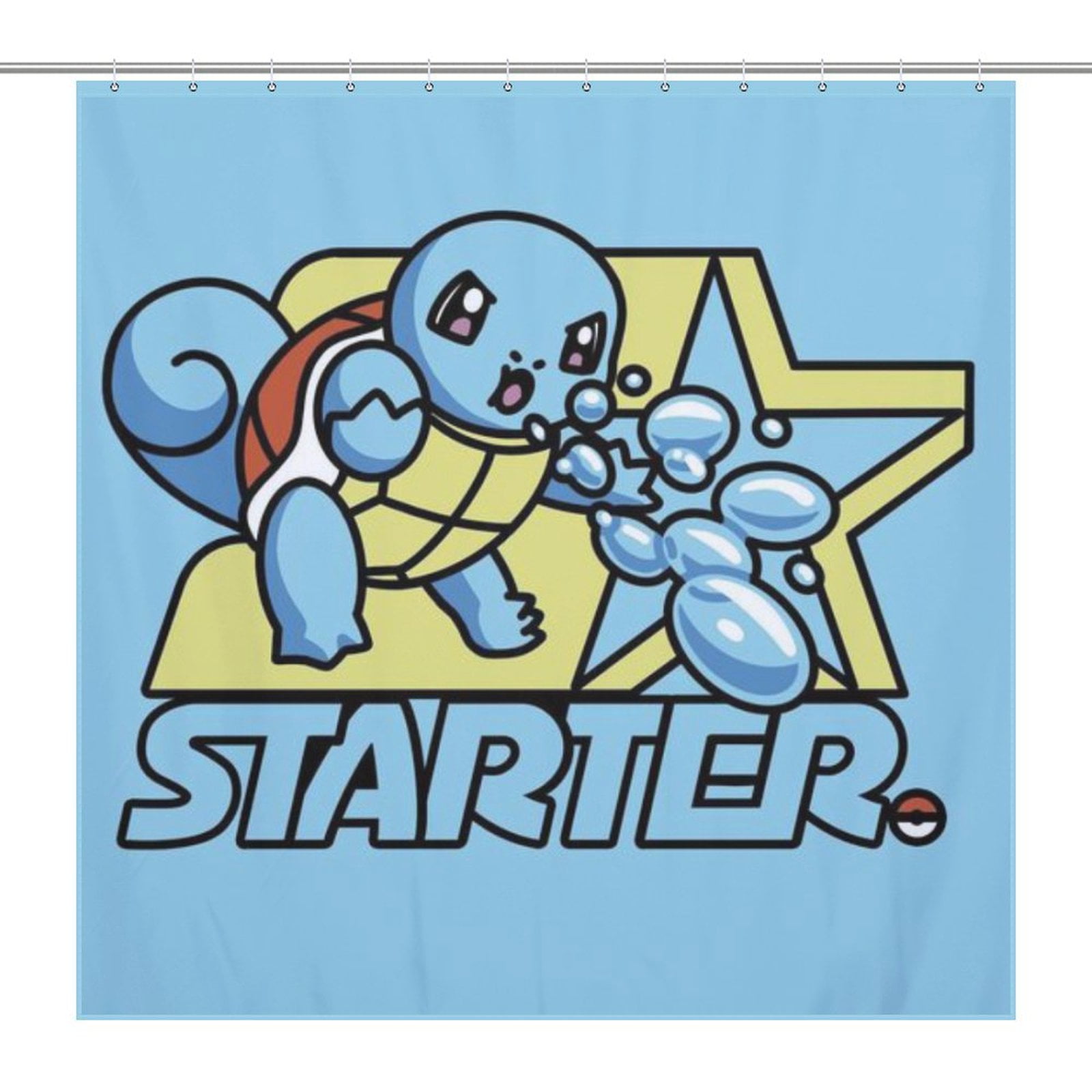 Pokemon Shower Curtain Cartoon Anime for Boys Grils Gift 72x72Inch ...