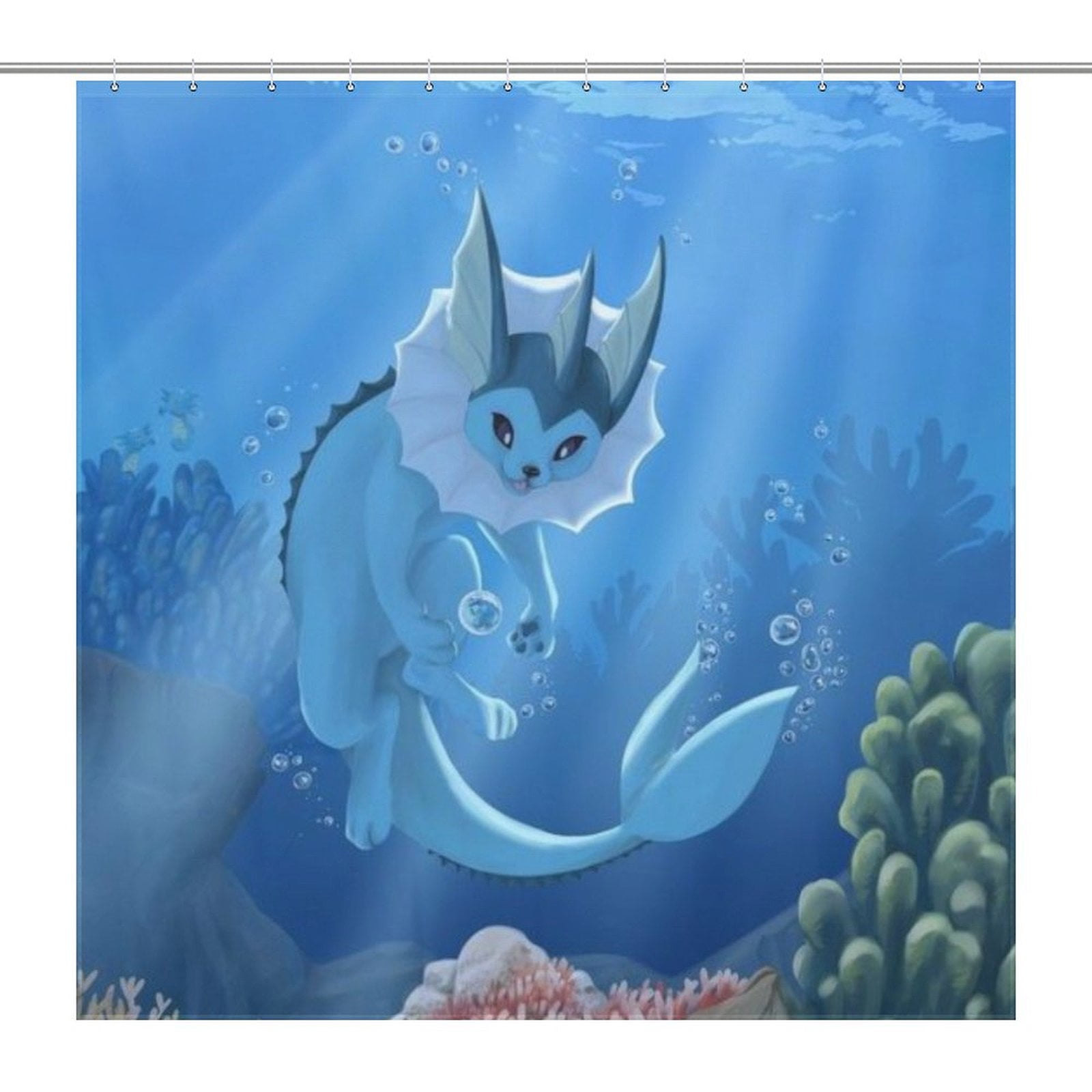 Pokemon Shower Curtain Cartoon Anime for Boys Grils Gift 72x72Inch ...