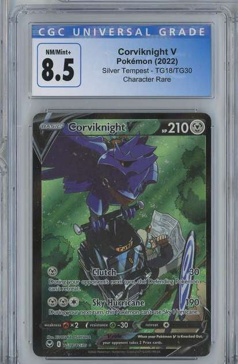 Pokemon Silver Tempest Corviknight V Graded Card (CGC 8.5) - Walmart.com