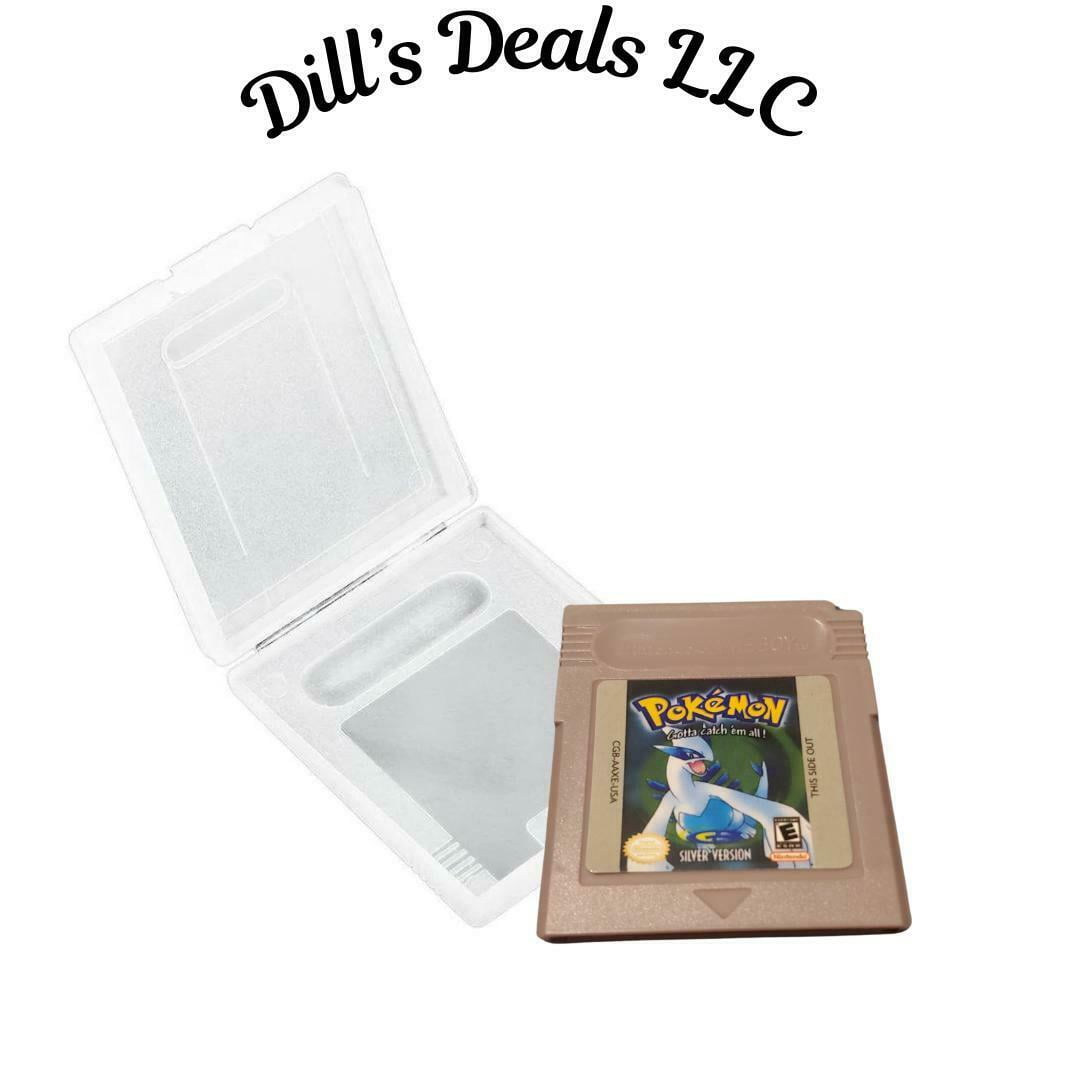 Pokemon Silver Version GBC for Nintendo Gameboy Color & Clear ...