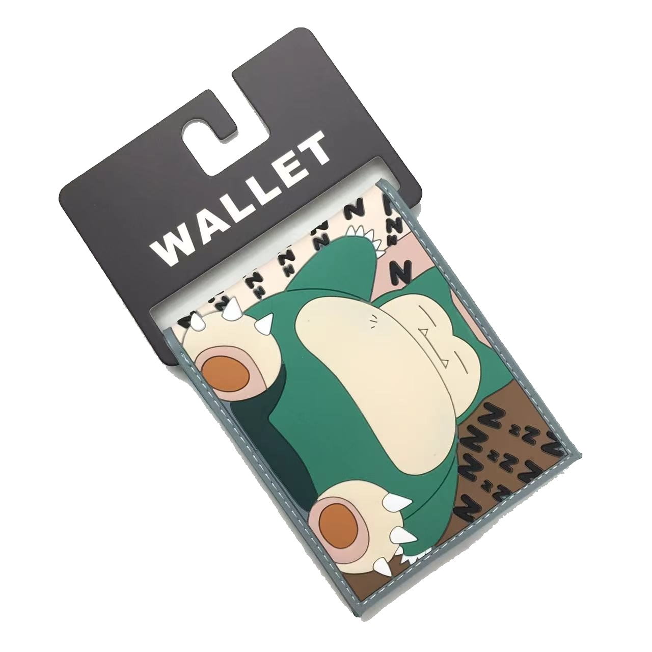 Anime World Snorlax Embossed Logo Unisex Bifold Wallet, 1-Piece ...