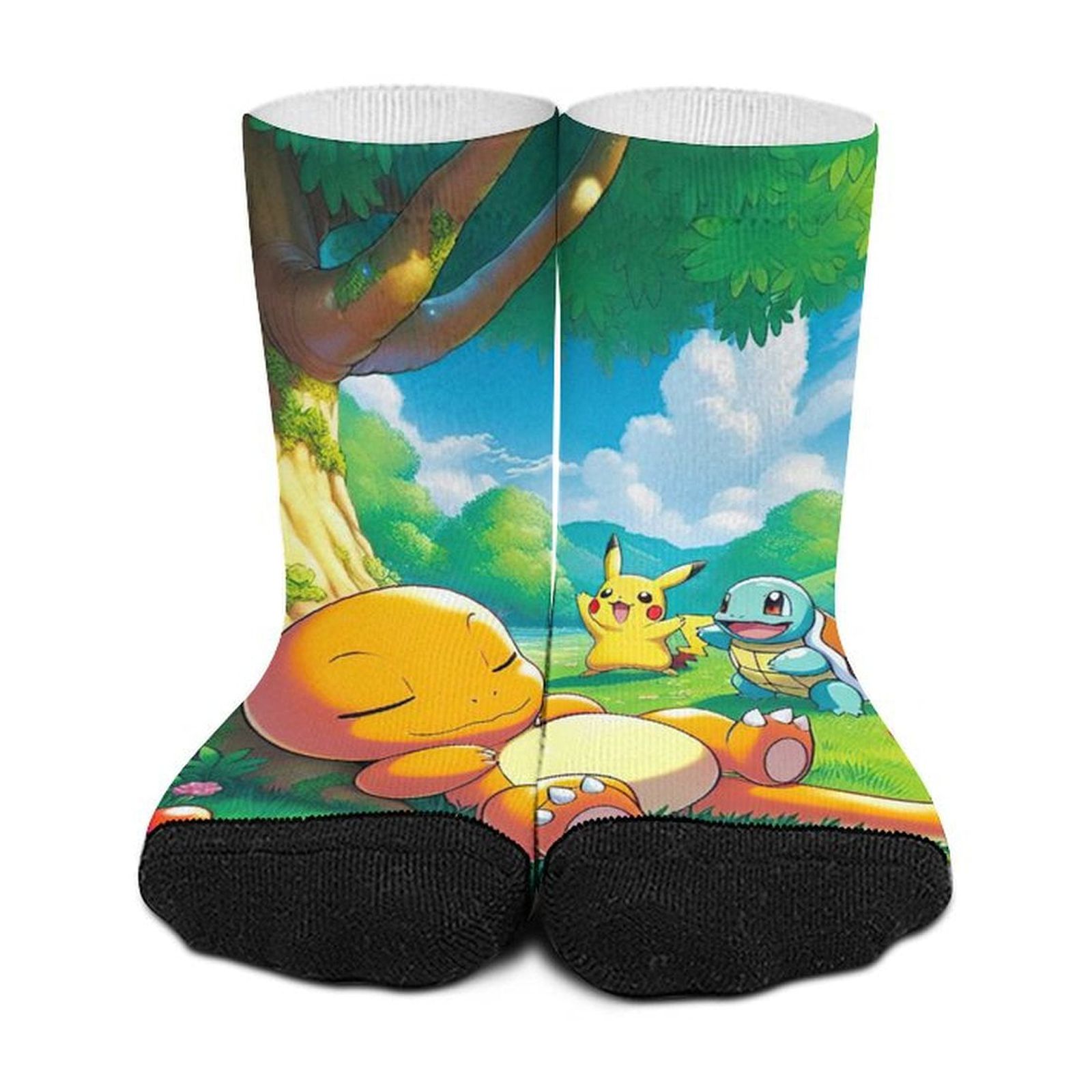 Pokemon Socks Kids Youth Men & Women Over-the-Calf High Socks 30cm ...