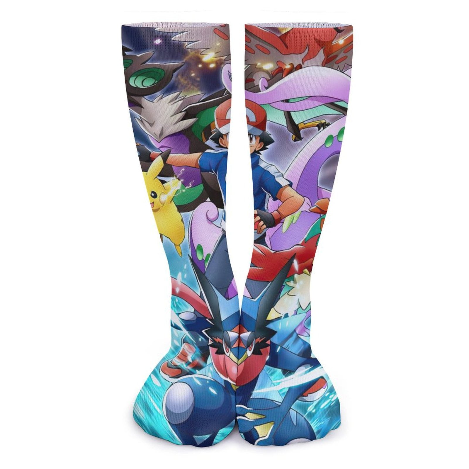 Pokemon Socks Kids Youth Men & Women Over-the-Calf Thick Anime Anime ...