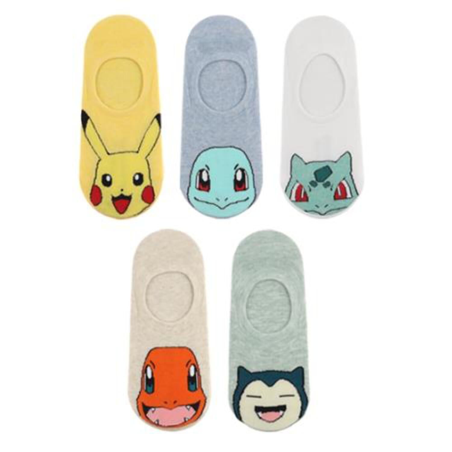 Pokemon Socks No Show Gender Neutral Sneaker Socks (1 random character ...
