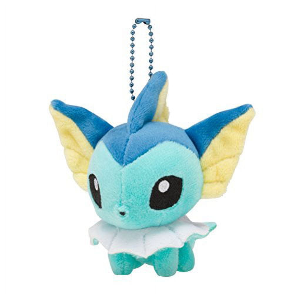 Pokemon Vaporeon Plush Toy, Soft Stuffed Animal for 8-11 Years, Green ...