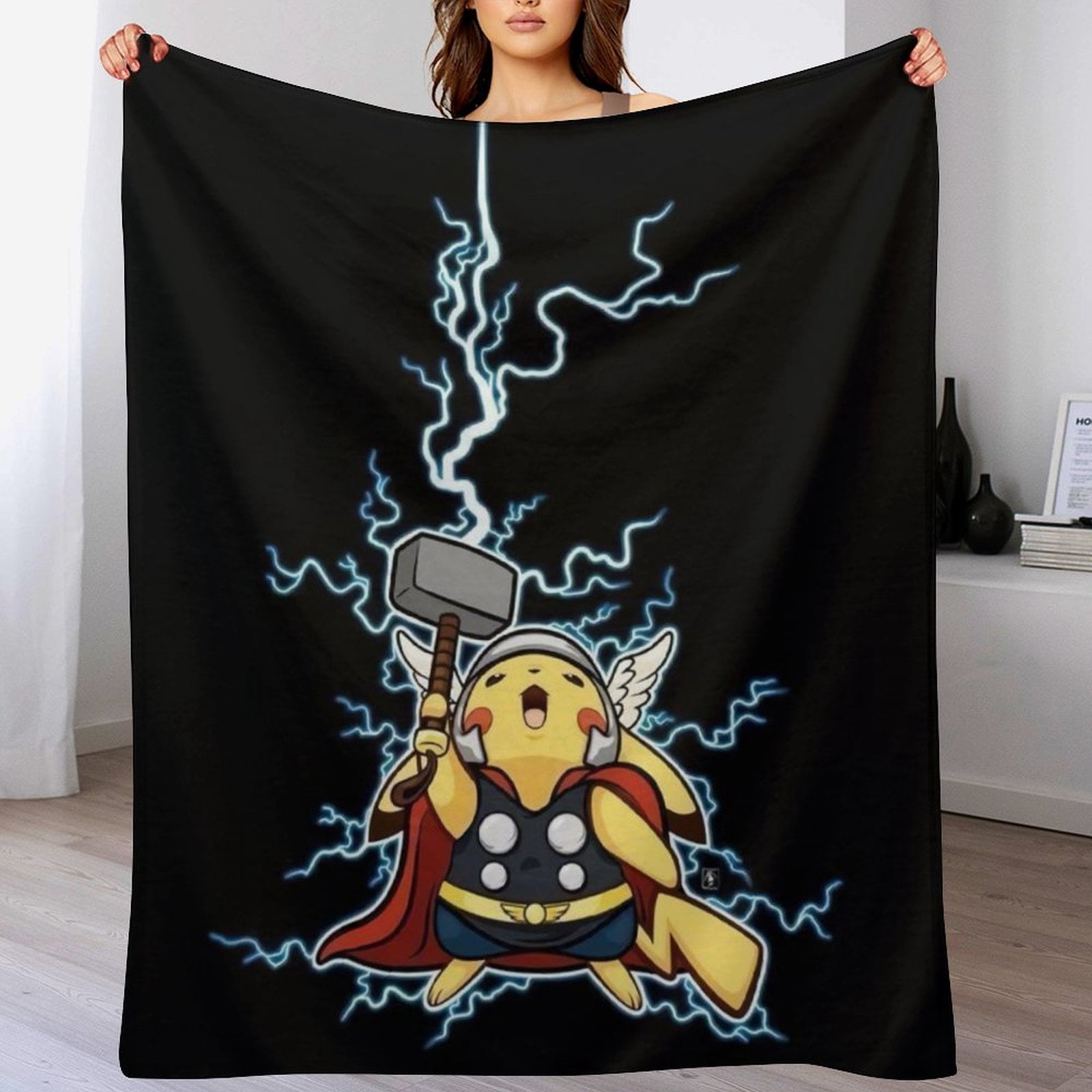 Pokemon Soft and comfortable throw blanket for sofa and bed decoration ...