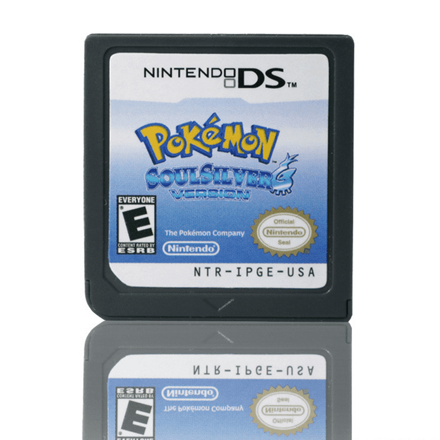 Pokemon SoulSilver NDS Game DS Cartridge Only,US Version - Walmart ...