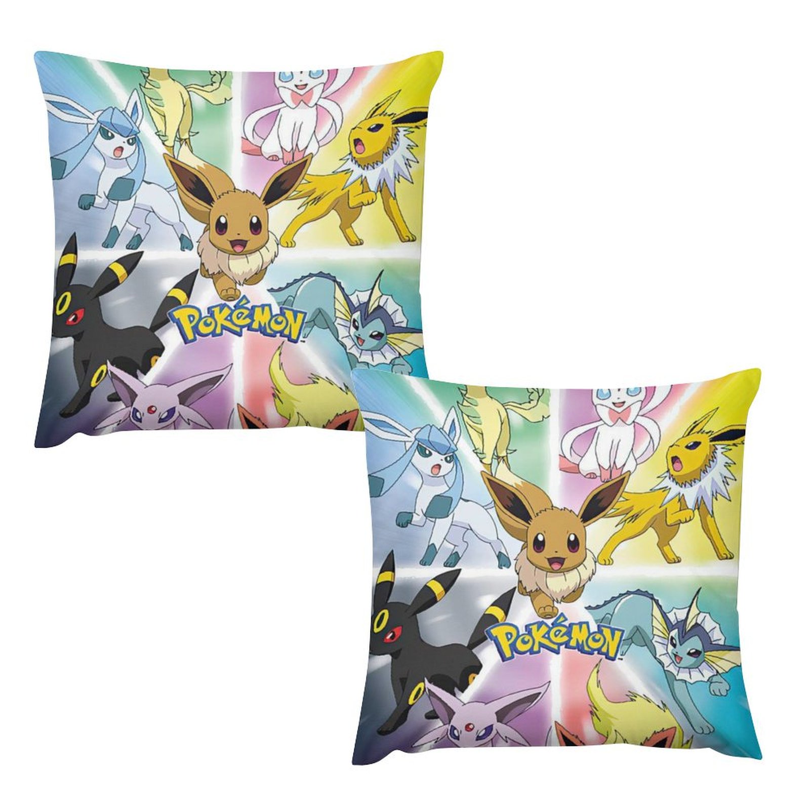 Pokemon Square cute cartoon double-sided throw pillow sofa decoration ...