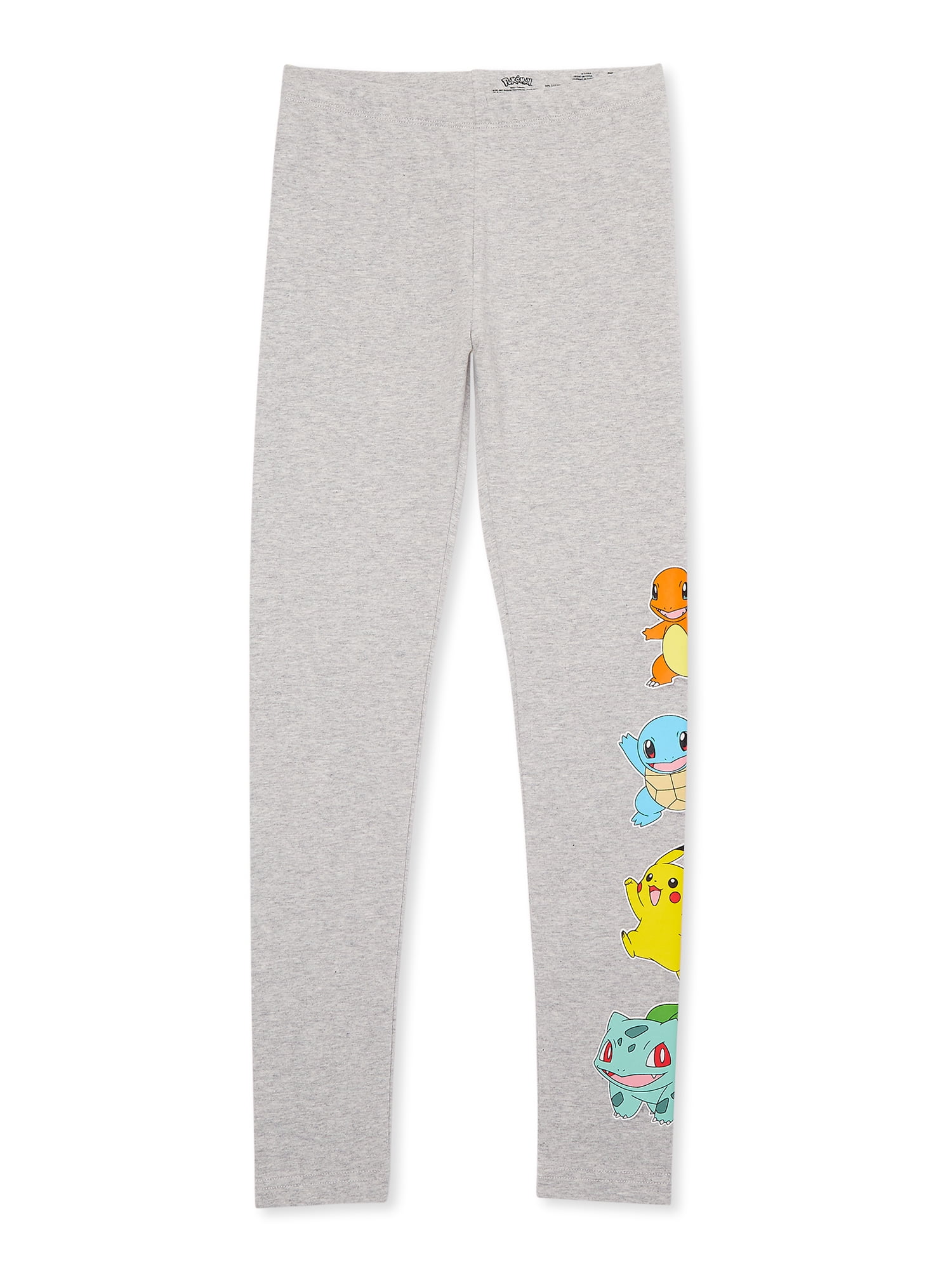 Pokemon Stacked Girls Graphic Leggings, Sizes 4-16 (Girls & Big Girls ...