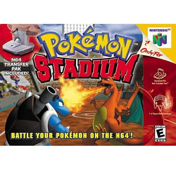 Nintendo 64 Pokemon Stadium Video Game Cartridge - English - Walmart.com