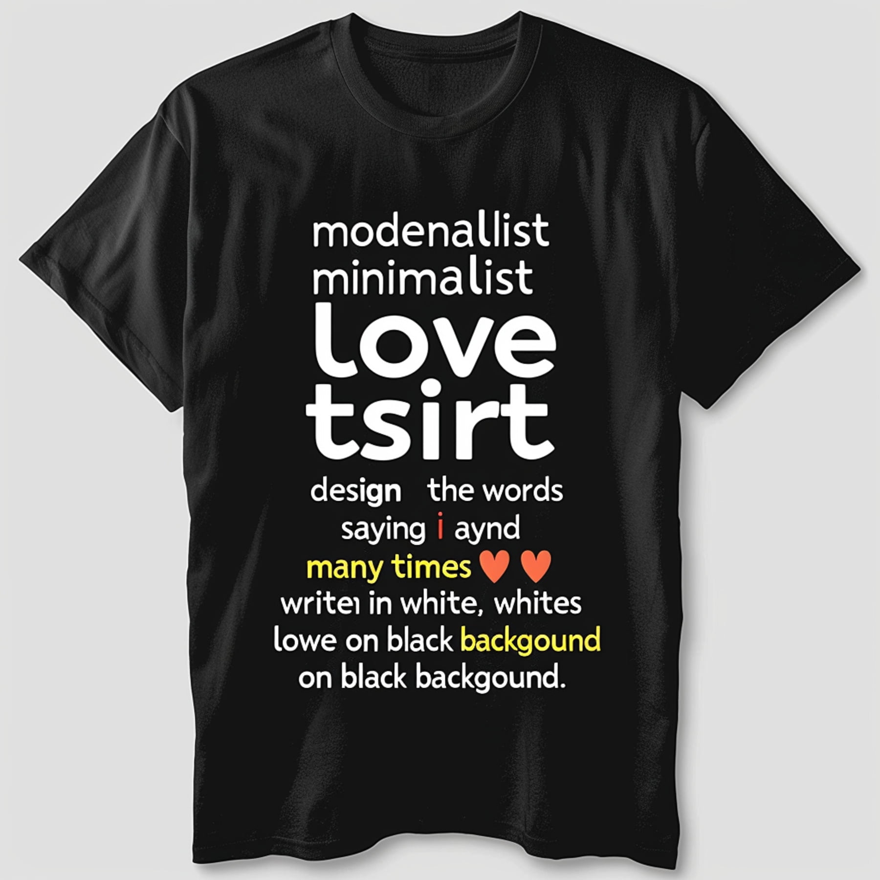 Pokemon Style Self Love Minimalist Tshirt Black Tee