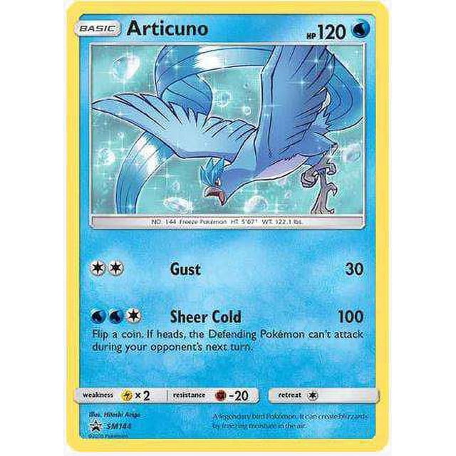 Pokemon Sun And Moon Ultra Rare Articuno Sm144 Promo