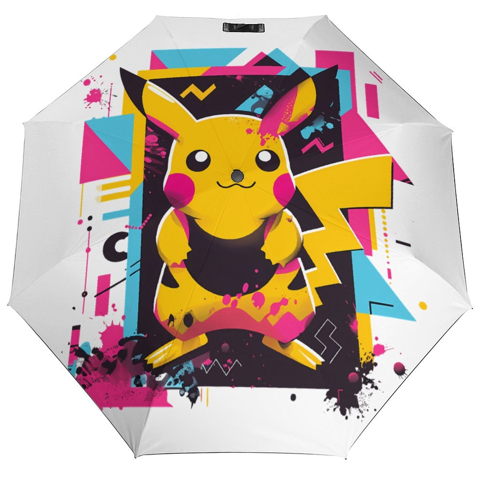 Pokemon Sun umbrella Automatic Open/Close Sun Rain Travel Umbrella UV ...