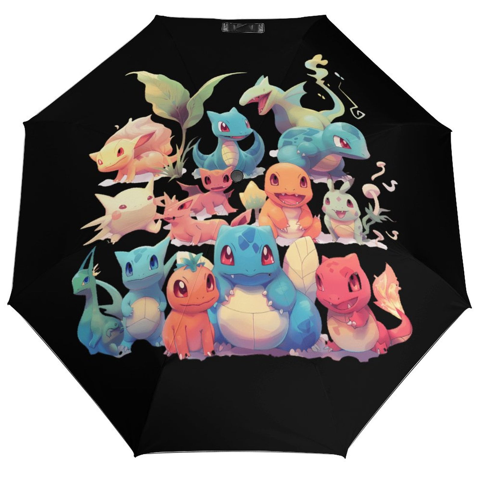 Pokemon Sun umbrella Automatic Open/Close Sun Rain Travel Umbrella UV ...
