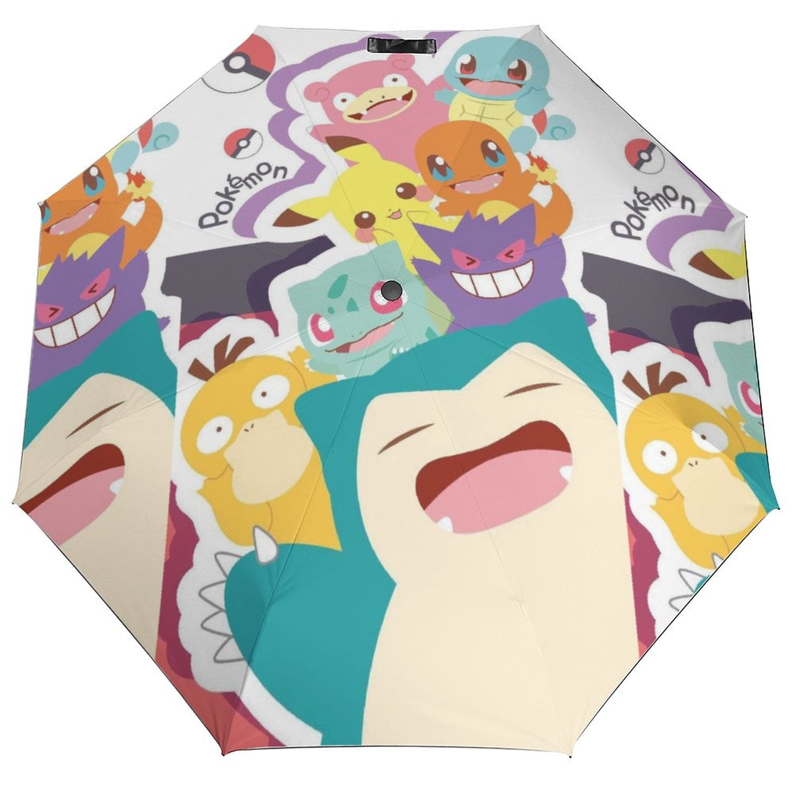 Pokemon Sun umbrella Automatic Open/Close Sun Rain Travel Umbrella UV ...