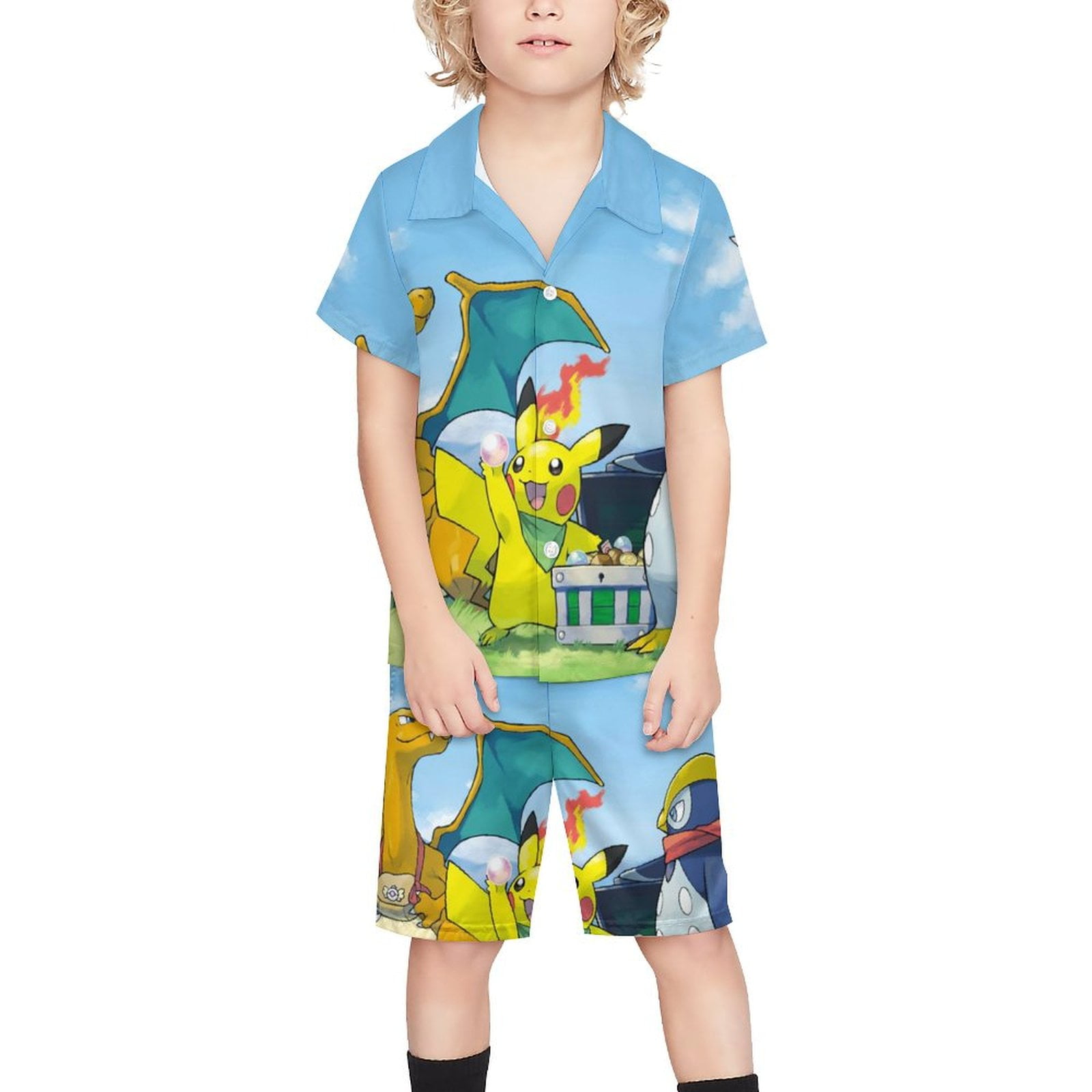 Pokemon Swim Trunks Anime Cute for Boys Gift 7-8T Pokemon Merch ...