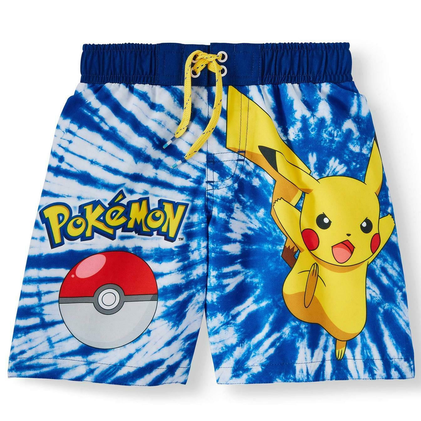 Pokemon Swim Trunks Shorts Boy Size 10/12 - Walmart.com