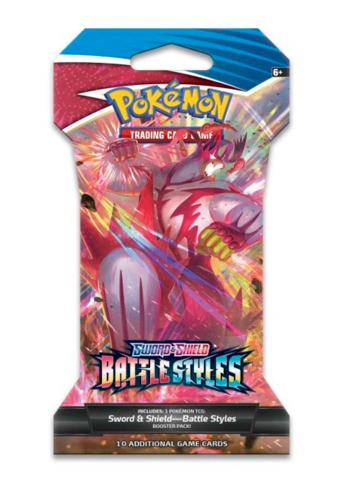 Pokemon Sword & Shield Battle Styles Sleeved Booster | Single Strike ...