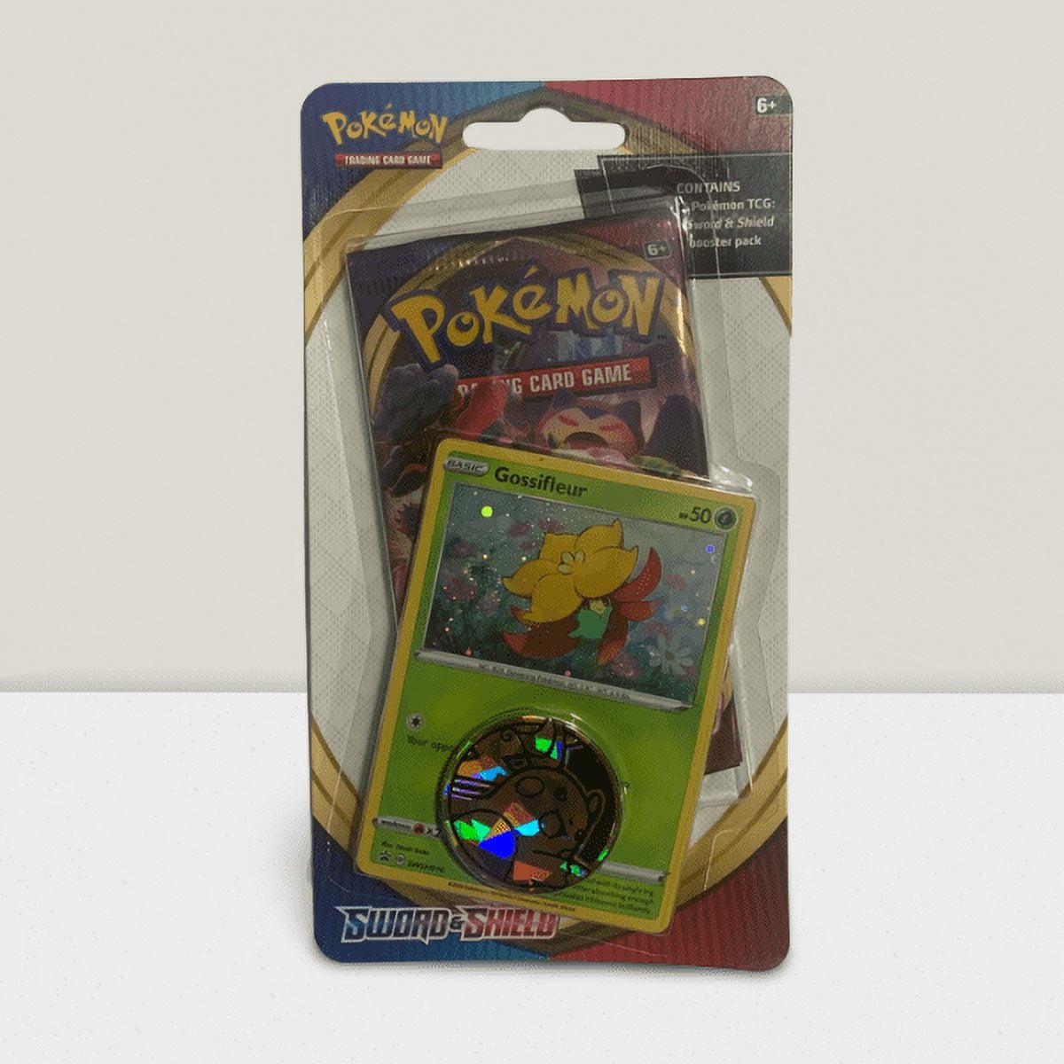 Pokemon Sword & Shield Booster Sealed Booster Pack + Gossifleur Card ...