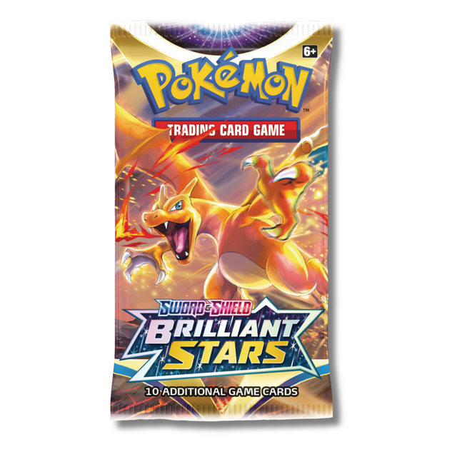 Pokemon Sword & Shield Brilliant Stars Booster Pack | Charizard ...