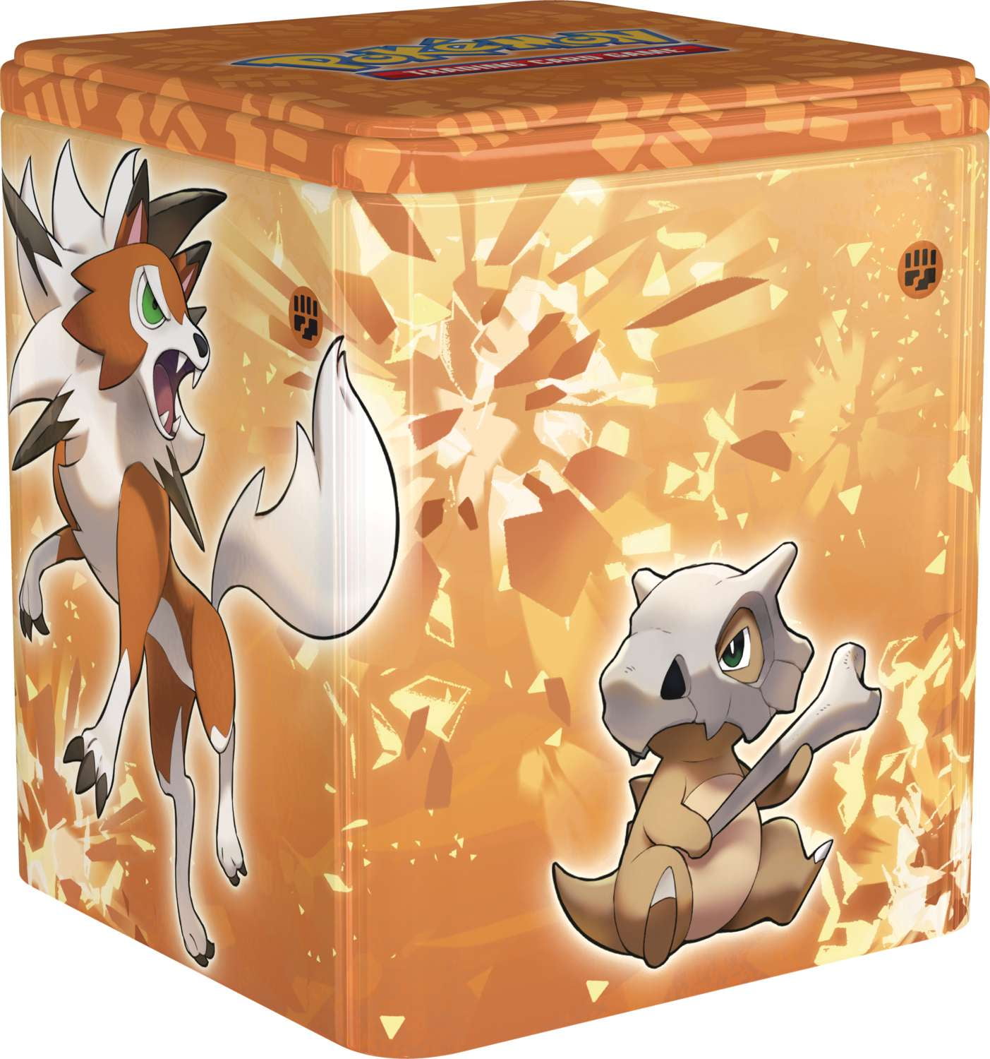 Pokemon TCG: Sword & Shield Stacking Tin - Fierce Fighting Game with 3 ...