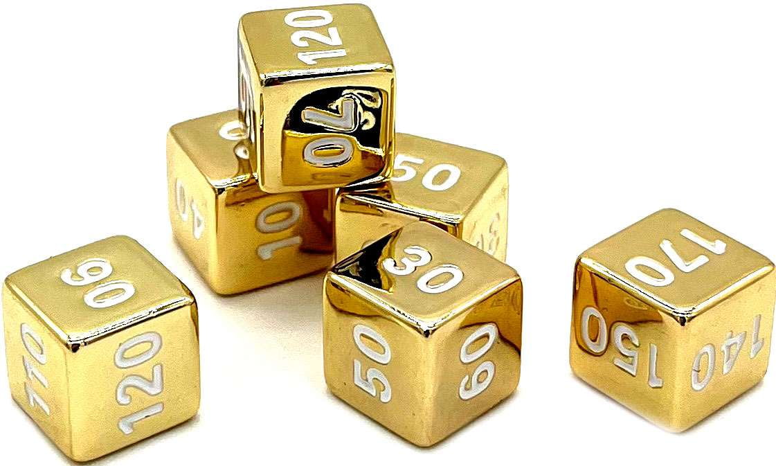Pokemon Sword & Shield: Charizard Collection Gold Metal Dice Poke ...