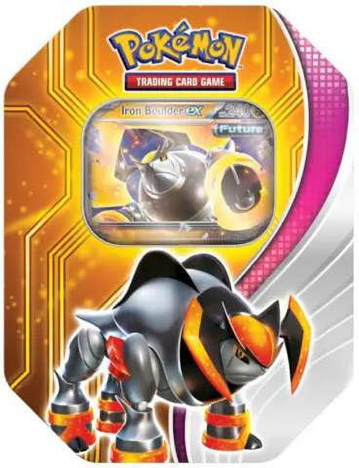 Pokemon Sword & Shield Paradox Destinies Iron Boulder ex Tin Set (4 ...