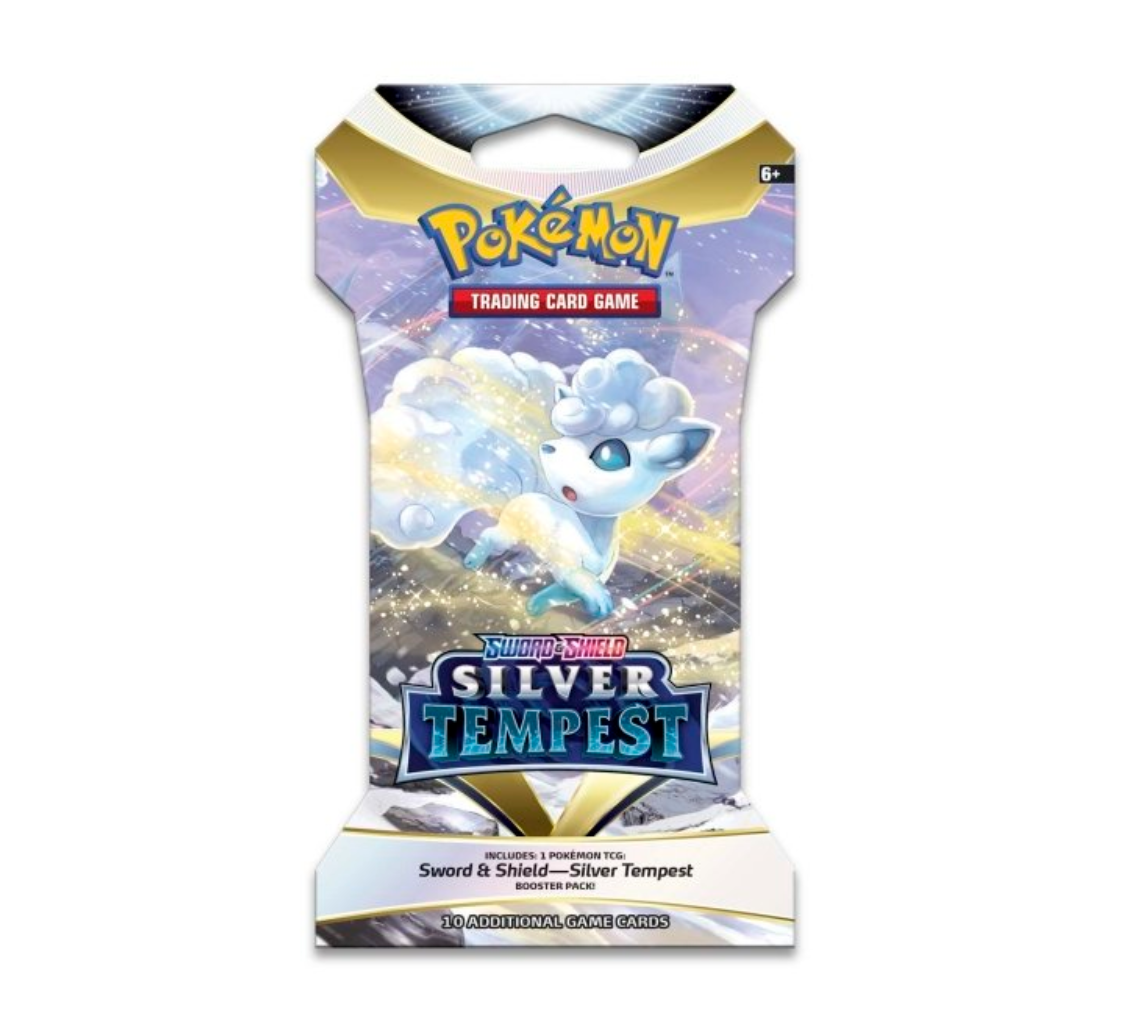 Pokemon Sword & Shield Silver Tempest Sleeved Booster | Vulpix ...