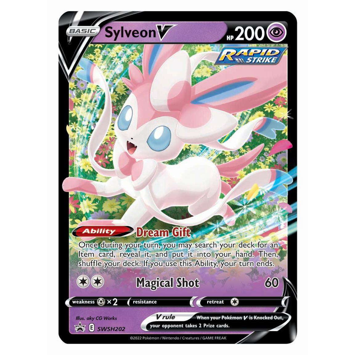 Pokemon Sword & Shield Sylveon V Single Promo Card - Walmart.com
