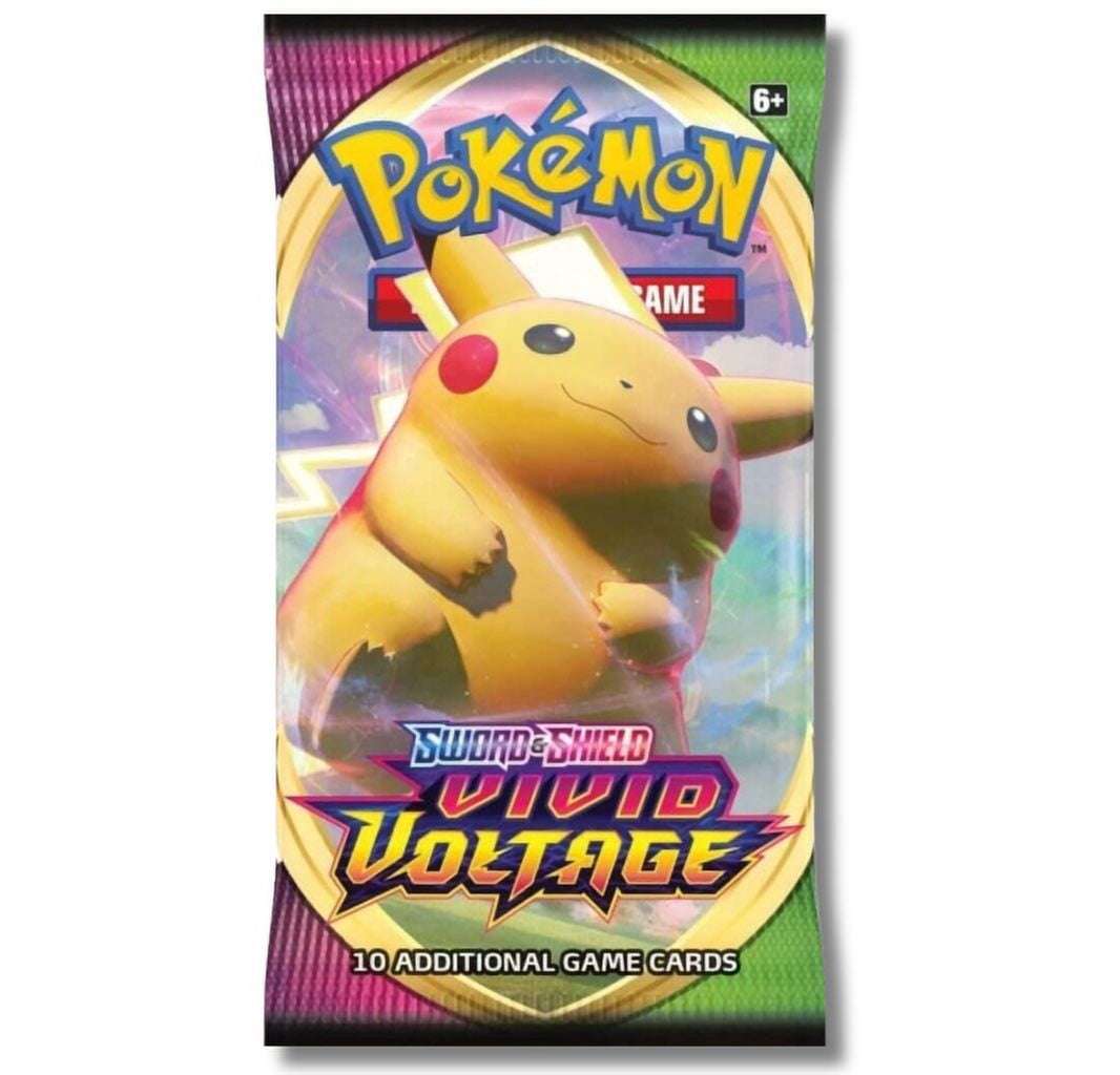 Pokemon Sword & Shield Vivid Voltage Booster Pack | Pikachu - Walmart.com