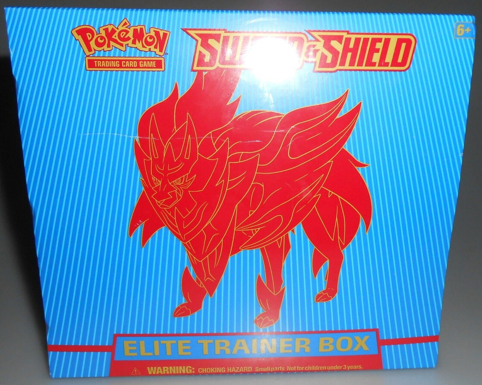 Pokemon Sword and Shield ETB Elite Trainer Box Factory Sealed 2021 Blue ...