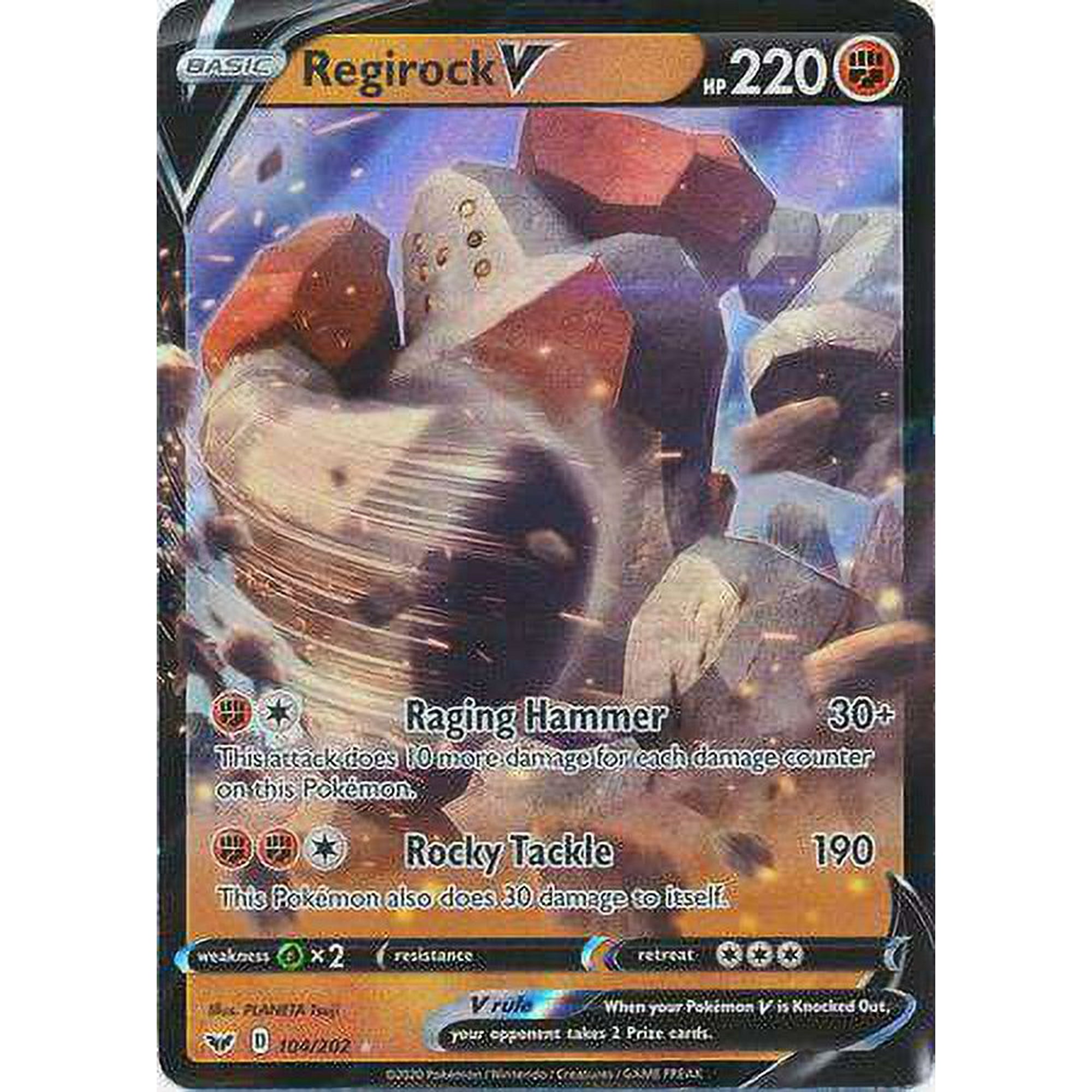 Regirock Pokemon Card