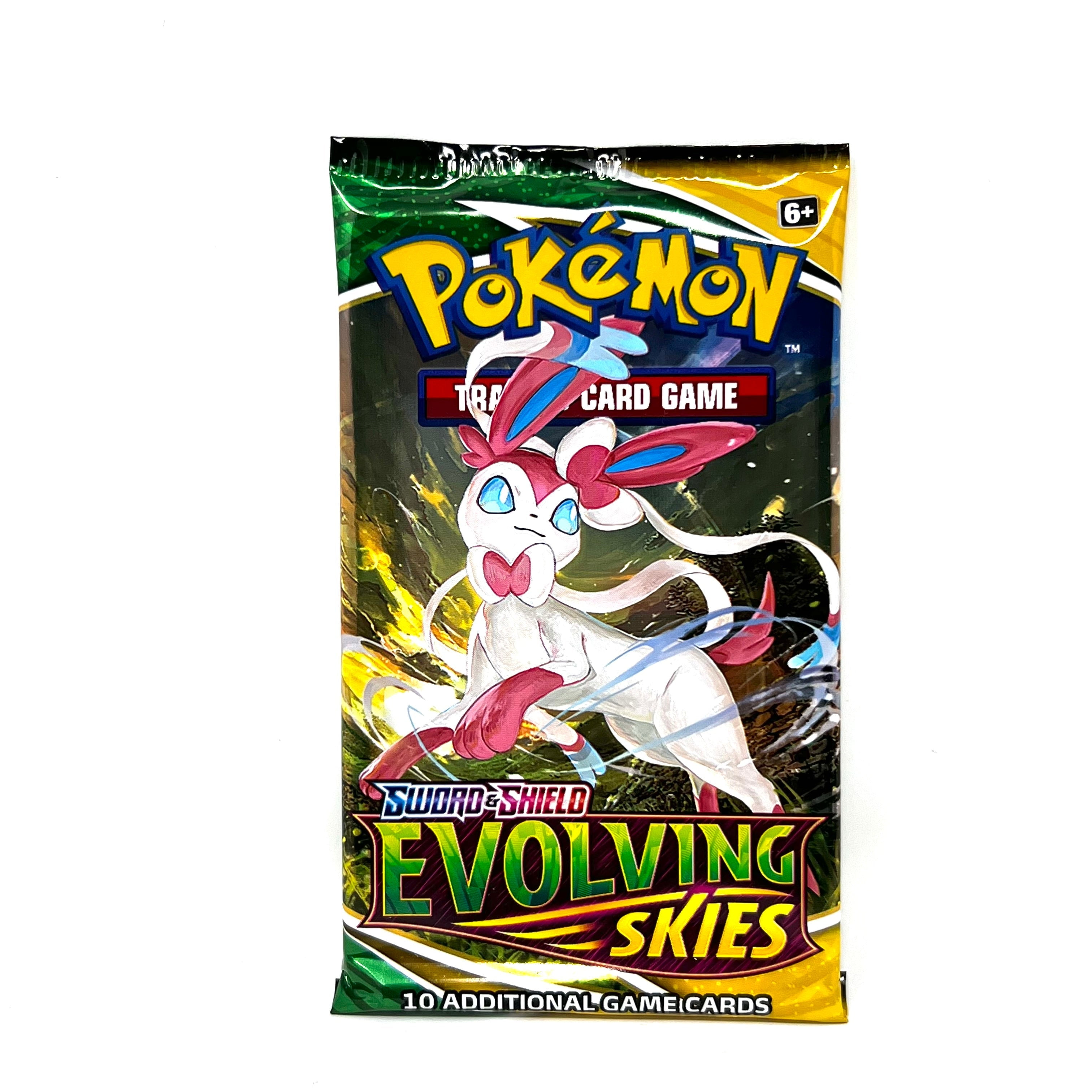 Pokemon Sword and Shield (SWSH) Single Booster Pack Evolving Skies ...