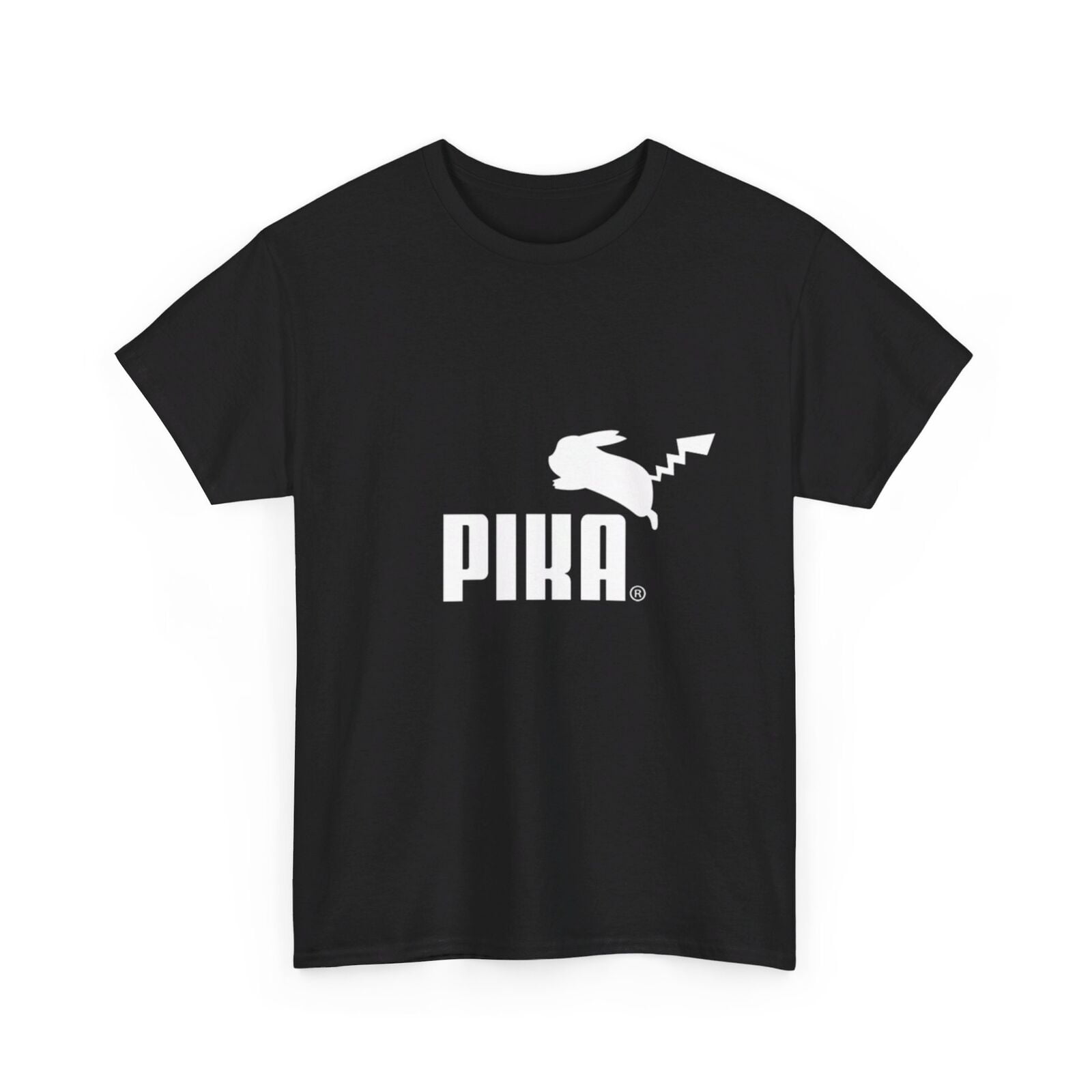 Pokemon T-Shirt - Pikachu Shirt - Pika Black Tee - Walmart.com
