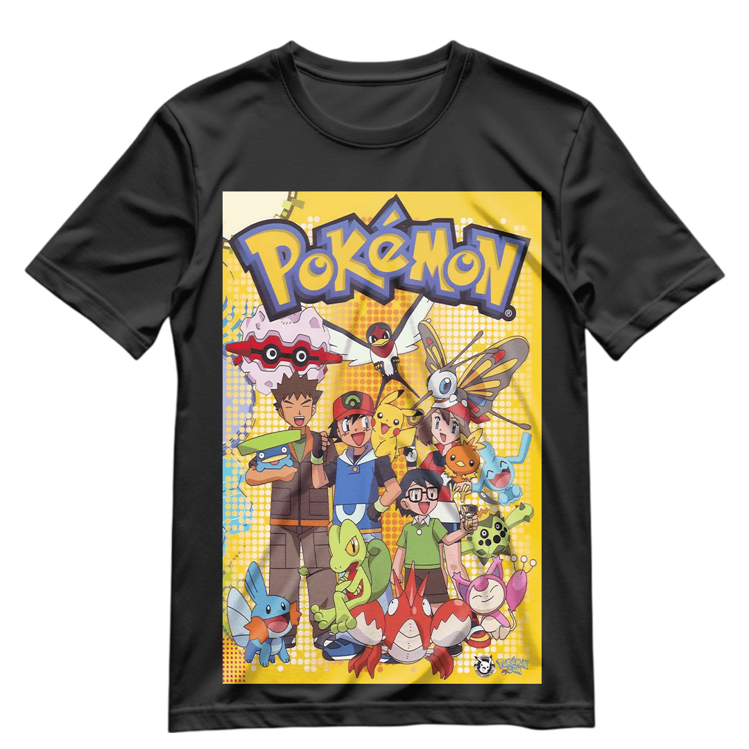 Pokemon T Shirt Retro Ash Ketchum , Pikachu , And More Graphic Shirt S ...