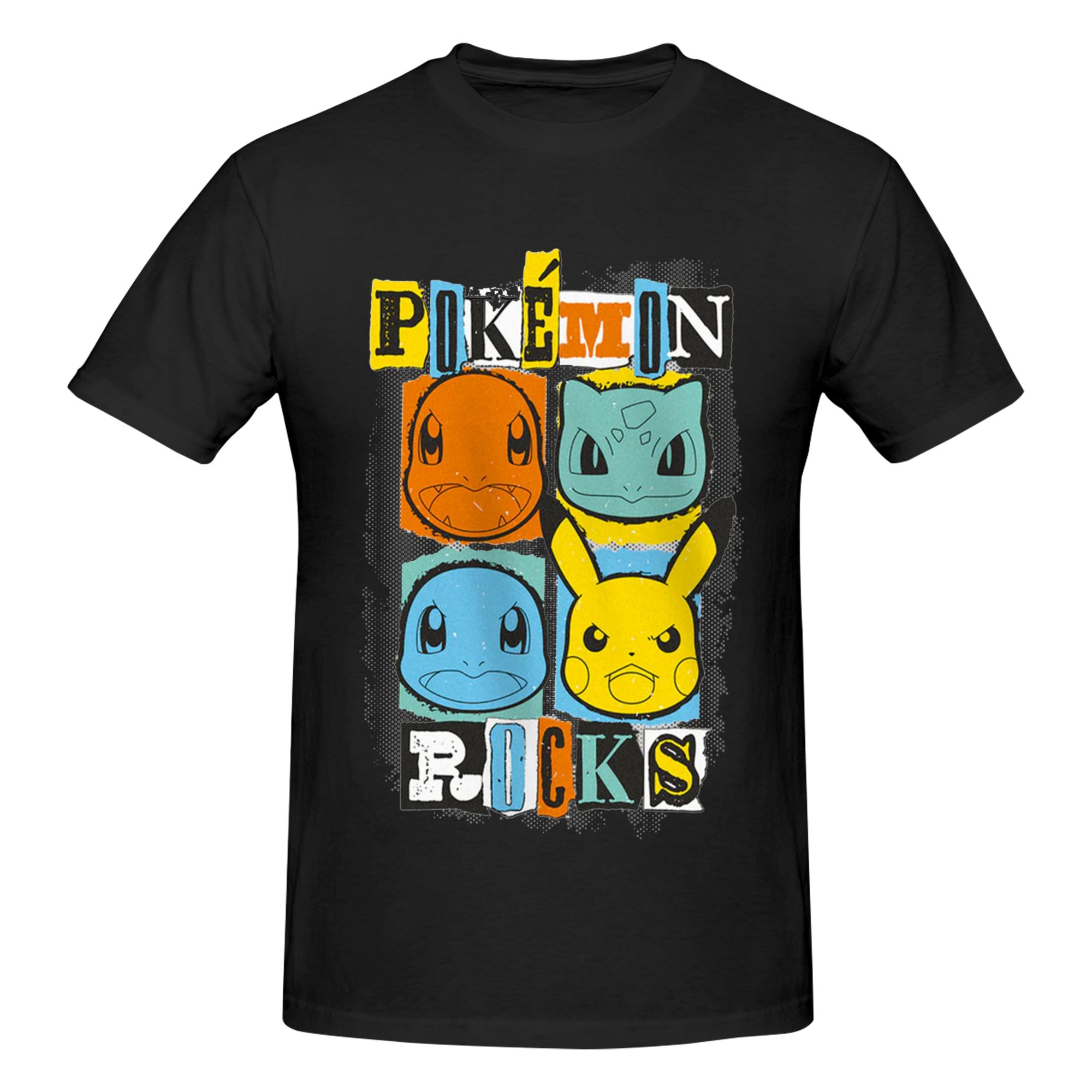 Pokemon T-Shirts for Adult | White OR Black Top | Pikachu Characters ...
