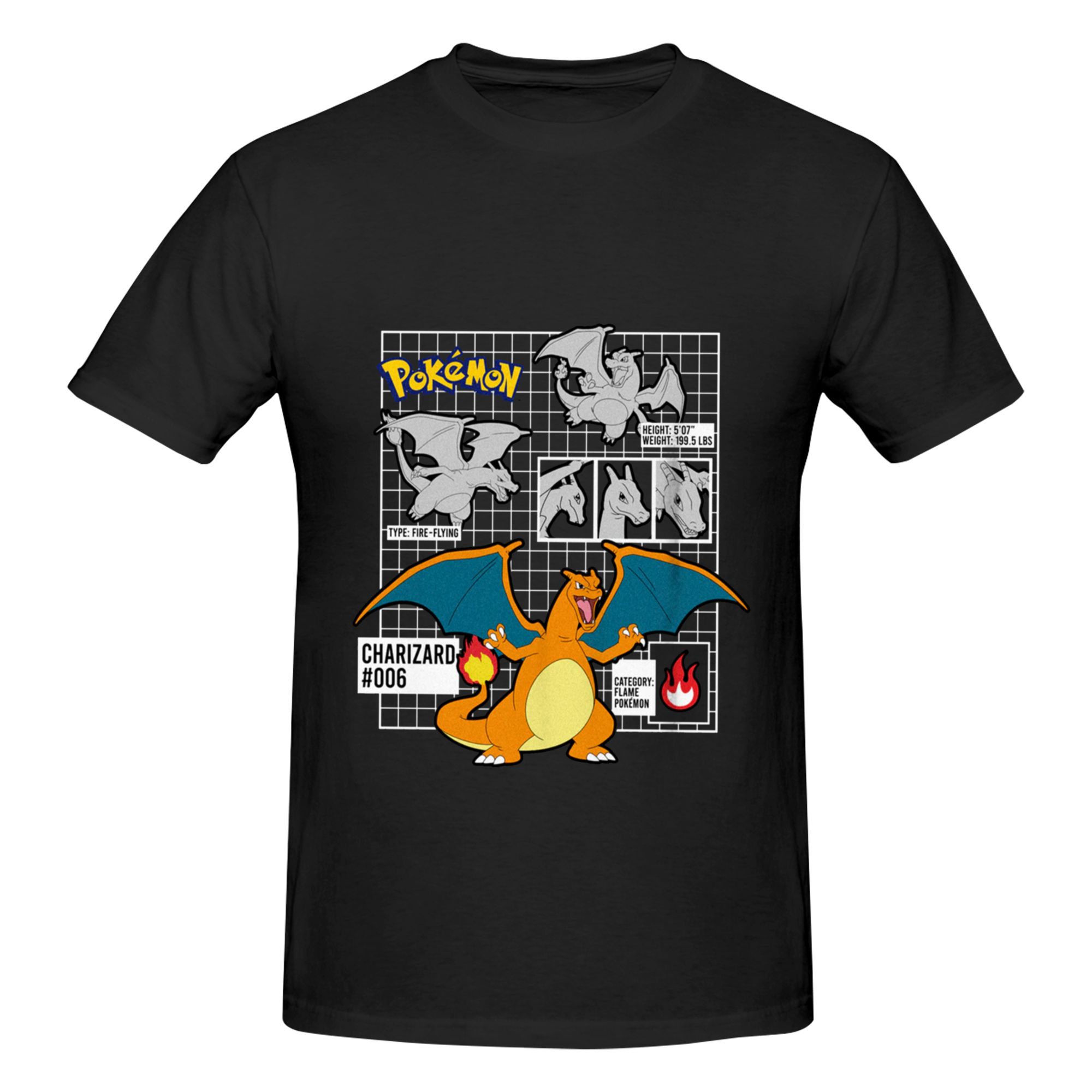 Pokemon T-Shirts for Adult | White OR Black Top | Pikachu Characters ...