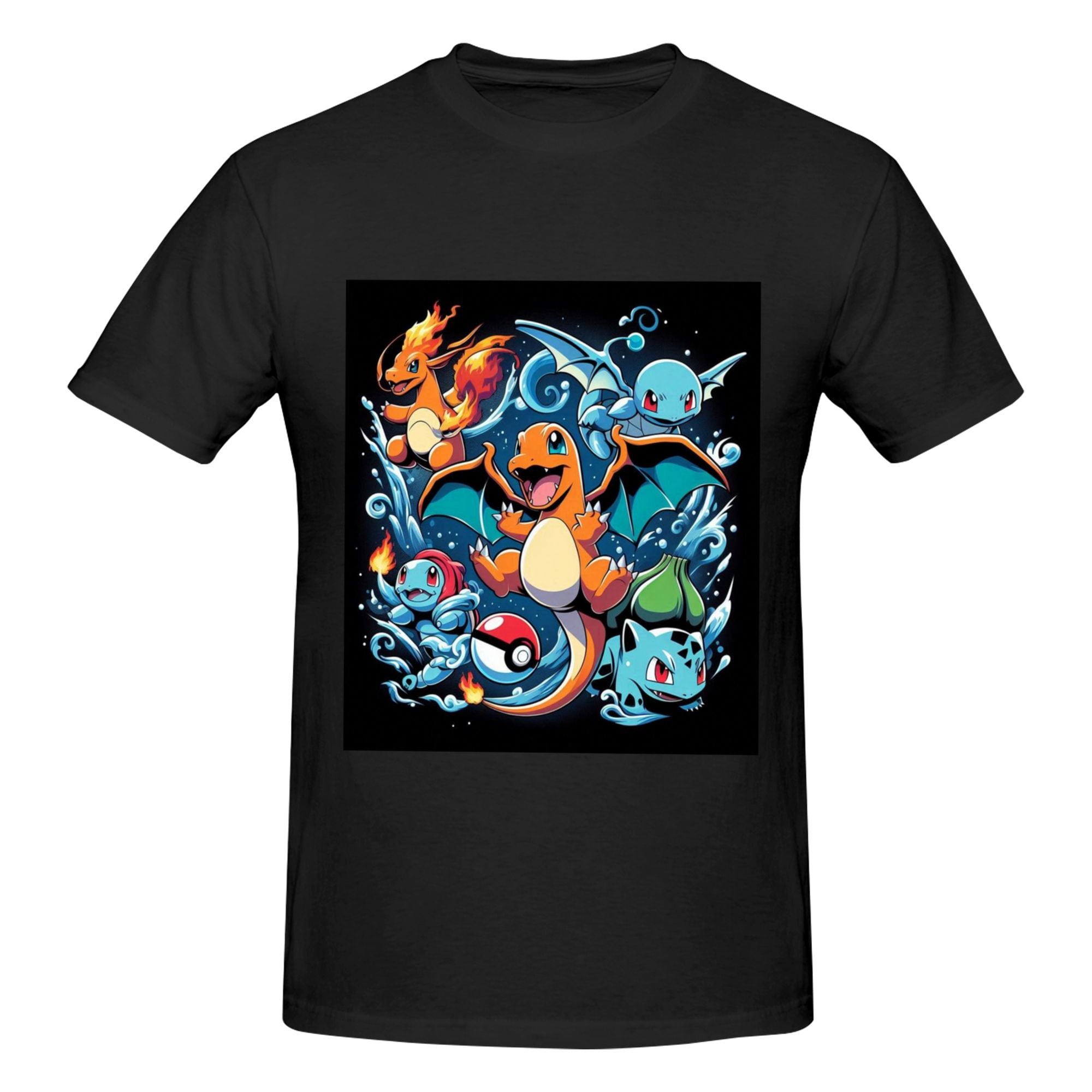 Pokemon T-Shirts for Adult | White OR Black Top | Pikachu Characters ...