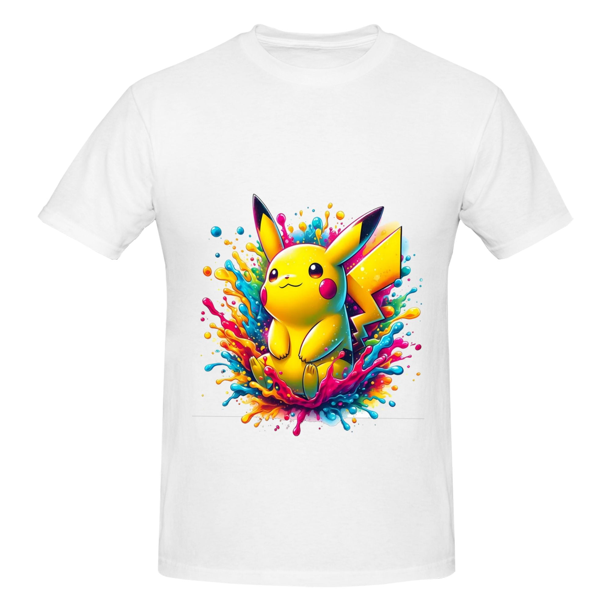 Pokemon T-Shirts for Adult | White OR Black Top | Pikachu Characters ...