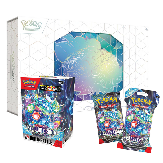 Pokemon TCG: All Terapagos Bundle - Ultra Premium Collection with Build ...