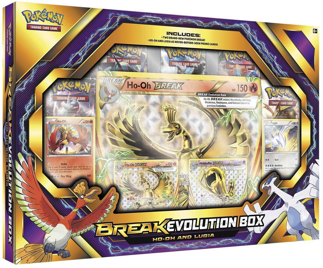 Pokemon TCG: BREAK Evolution Box 2 Featuring Ho-Oh and Lugia - Walmart.com